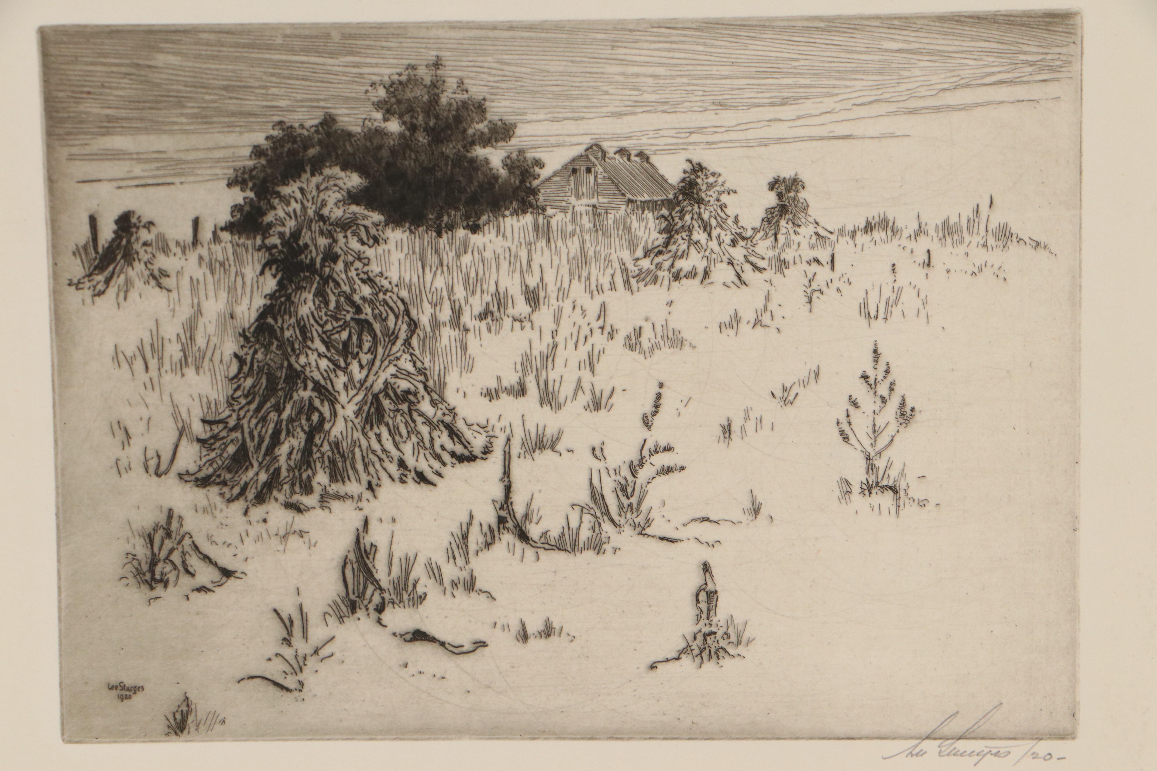 Lee Sturges Landscape Etchings, Early 20th Century | EBTH