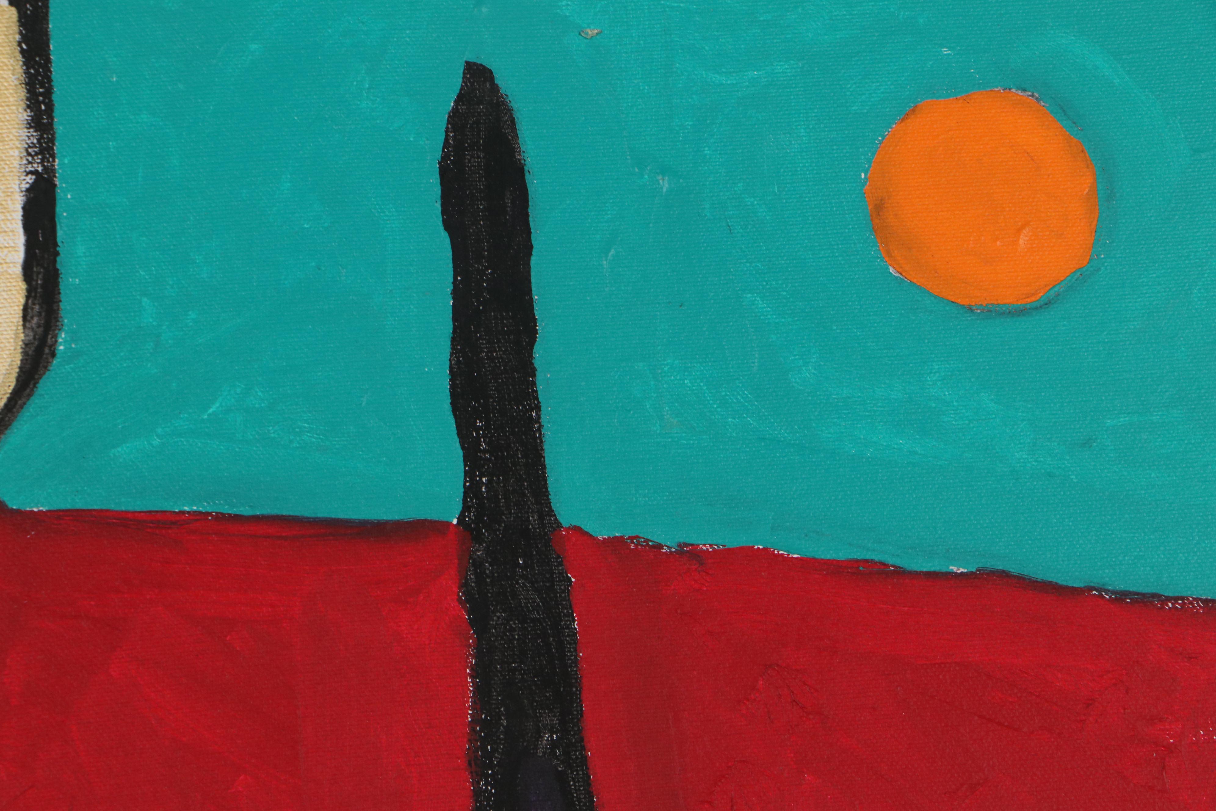 Jim Guest Figural Acrylic Painting, 21st Century | Everything But The House