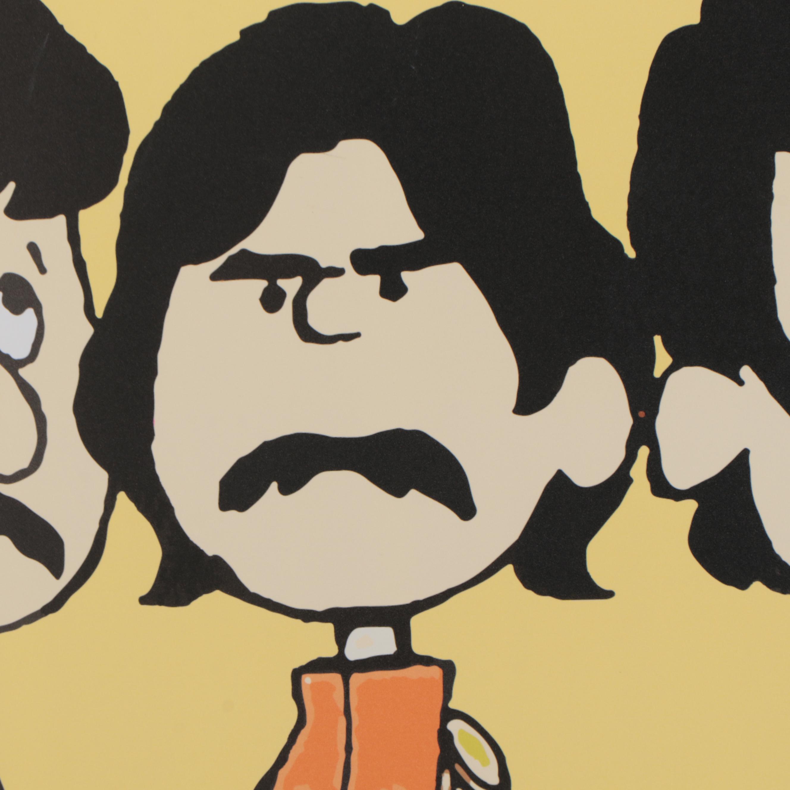 Giclée Peanuts-Themed Characters as The Beatles | EBTH