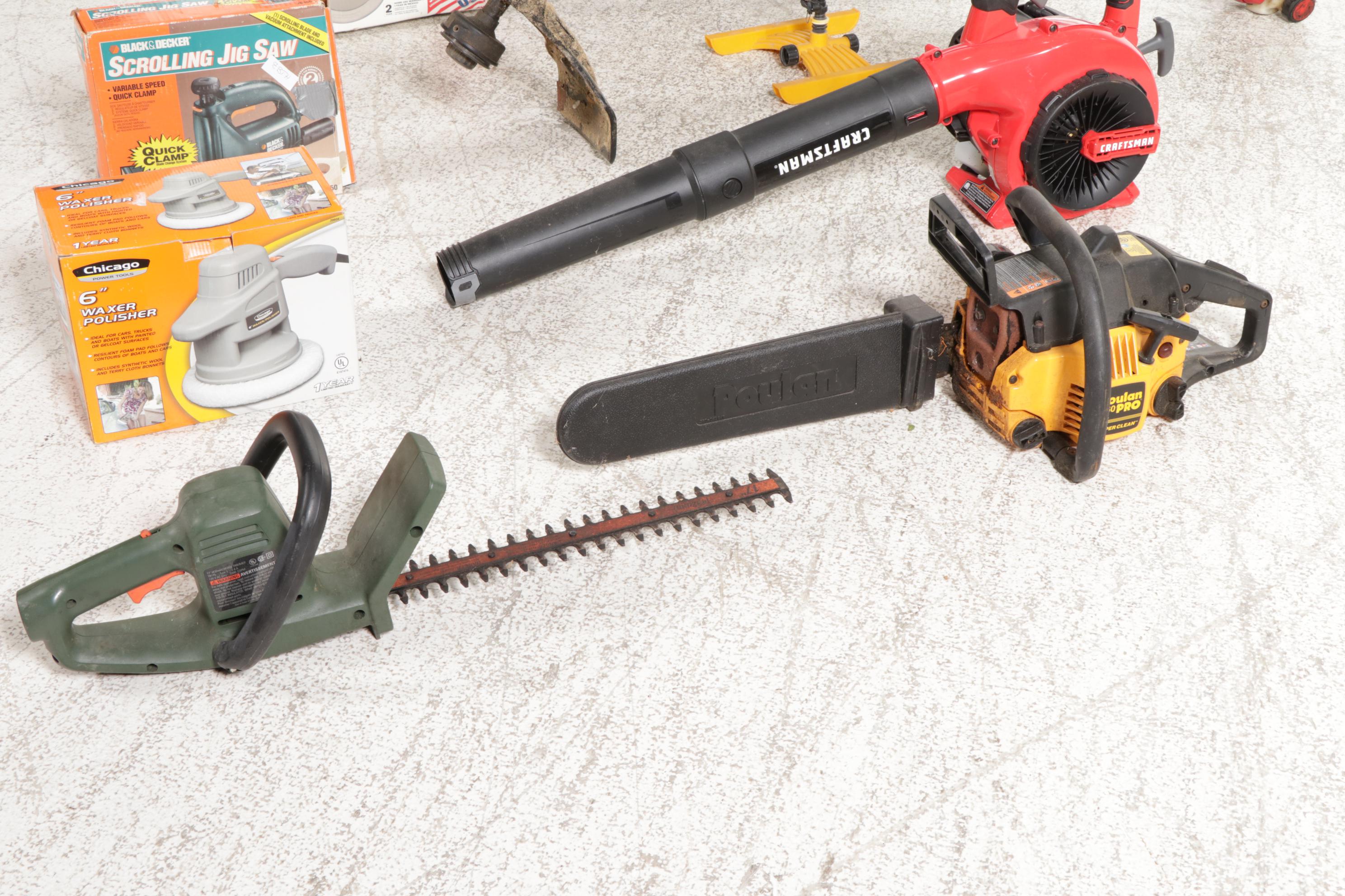 Poulan Pro 460 Chain Saw and Other Lawn Tools | EBTH