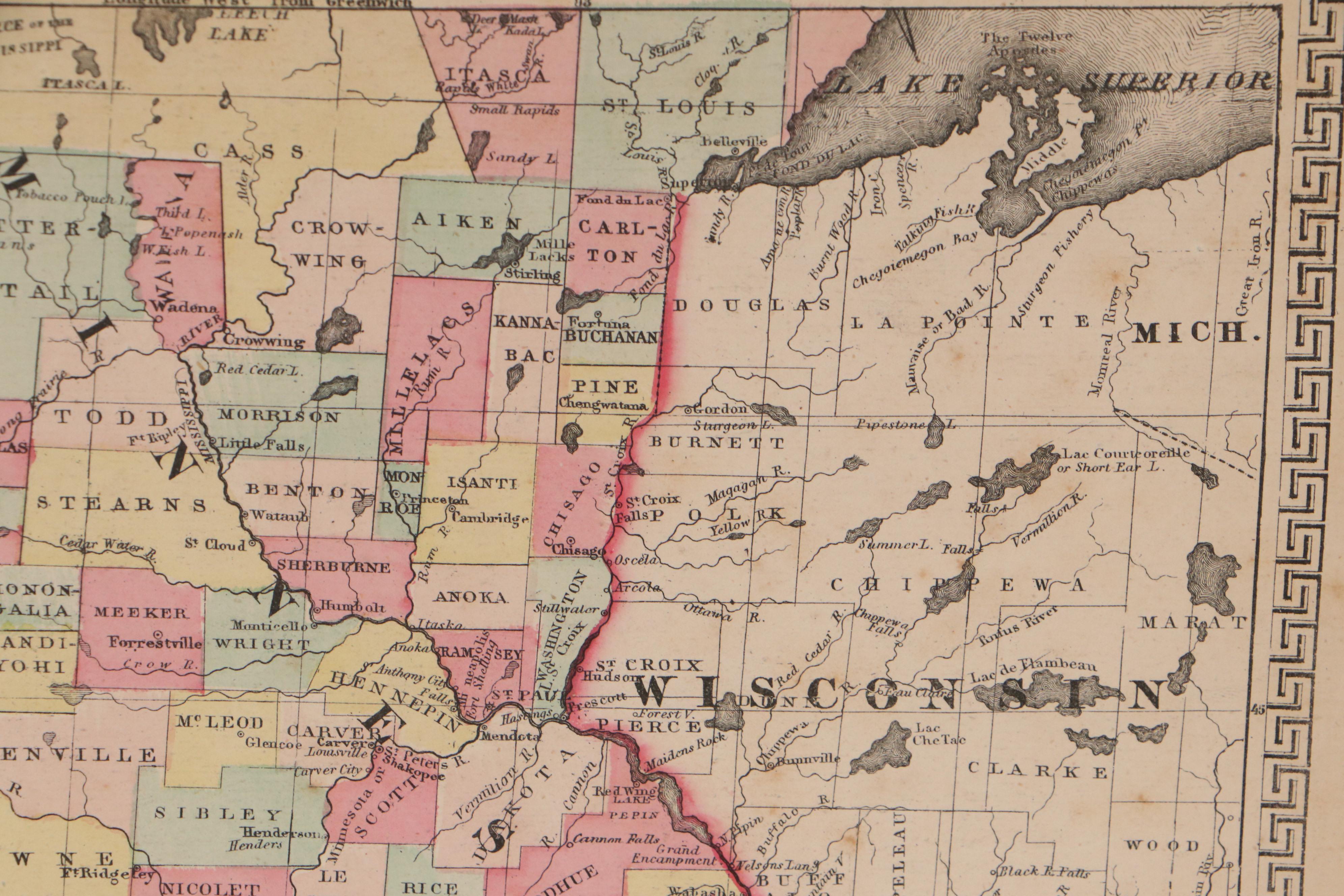 Johnson & Ward Engraved Map of Texas, 1862, And More | EBTH