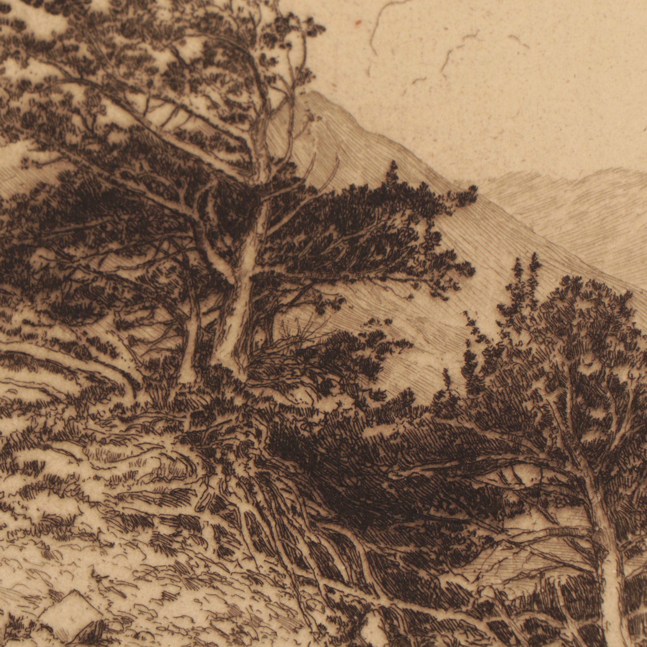 Lee Sturges Etching Including "A Hopi Madonna," Circa 1920 | EBTH