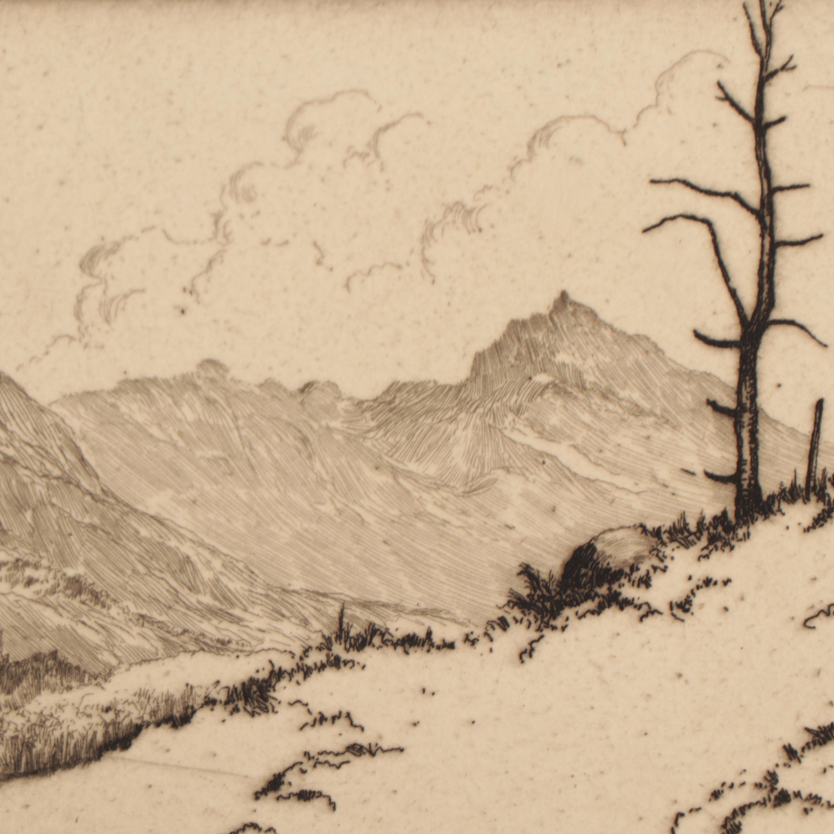Lee Sturges Etching Including "A Hopi Madonna," Circa 1920 | EBTH