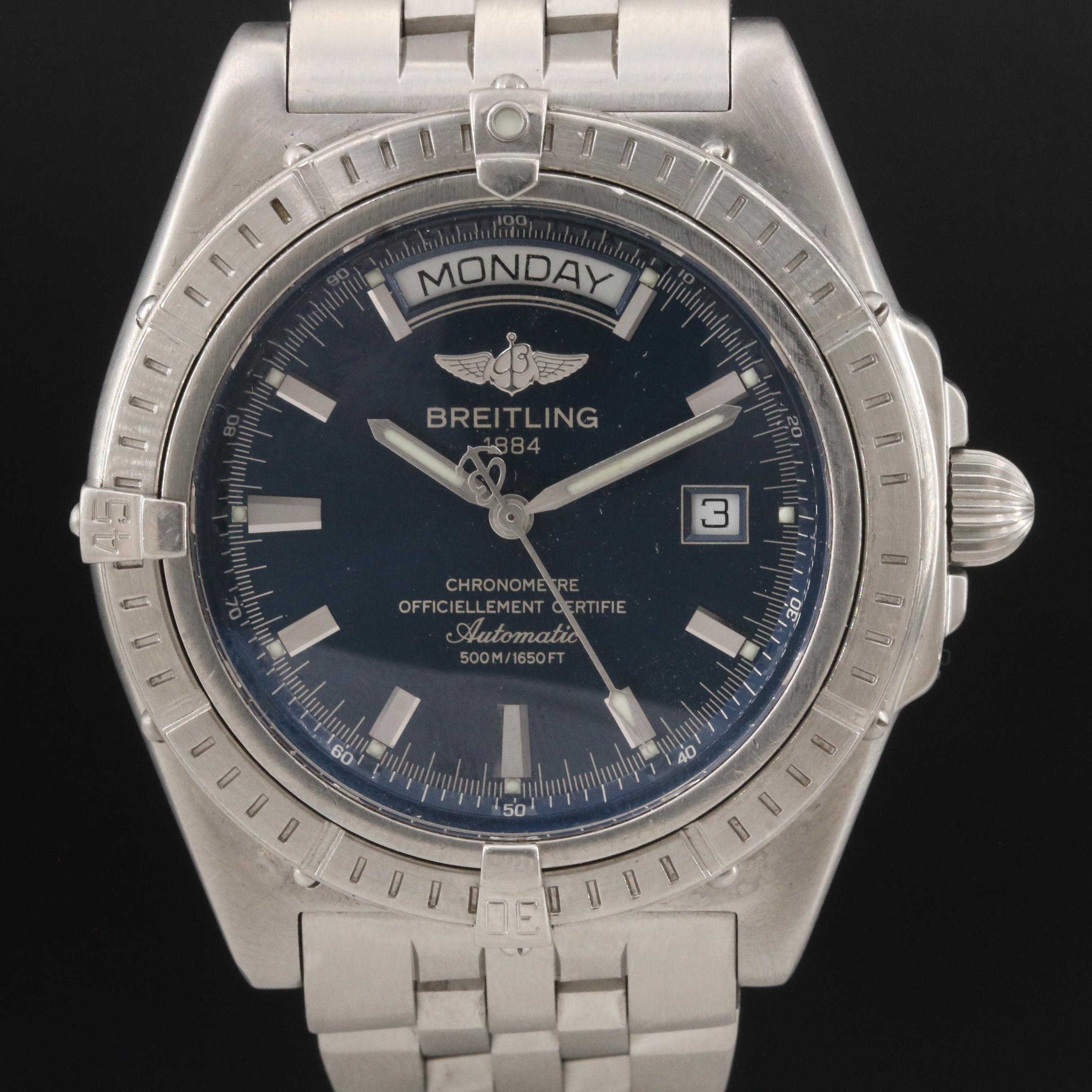 Breitling Headwind Automatic Stainless Steel Day/Date Watch | EBTH