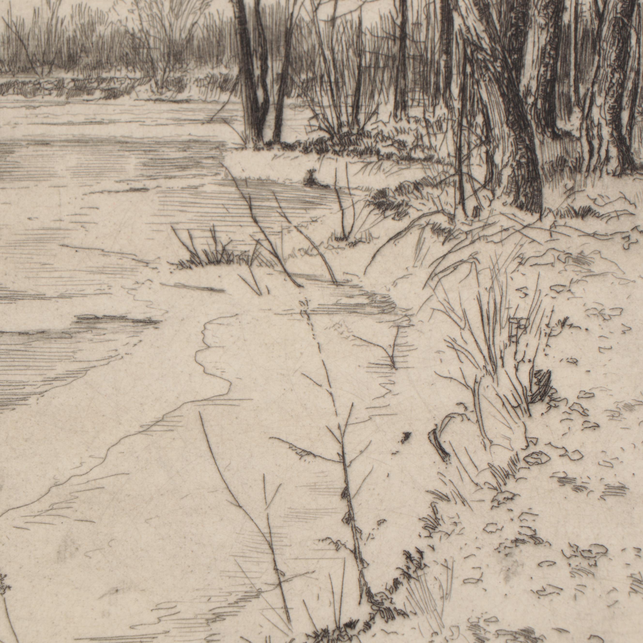 Lee Sturges Landscape Etchings, Circa 1925 | EBTH