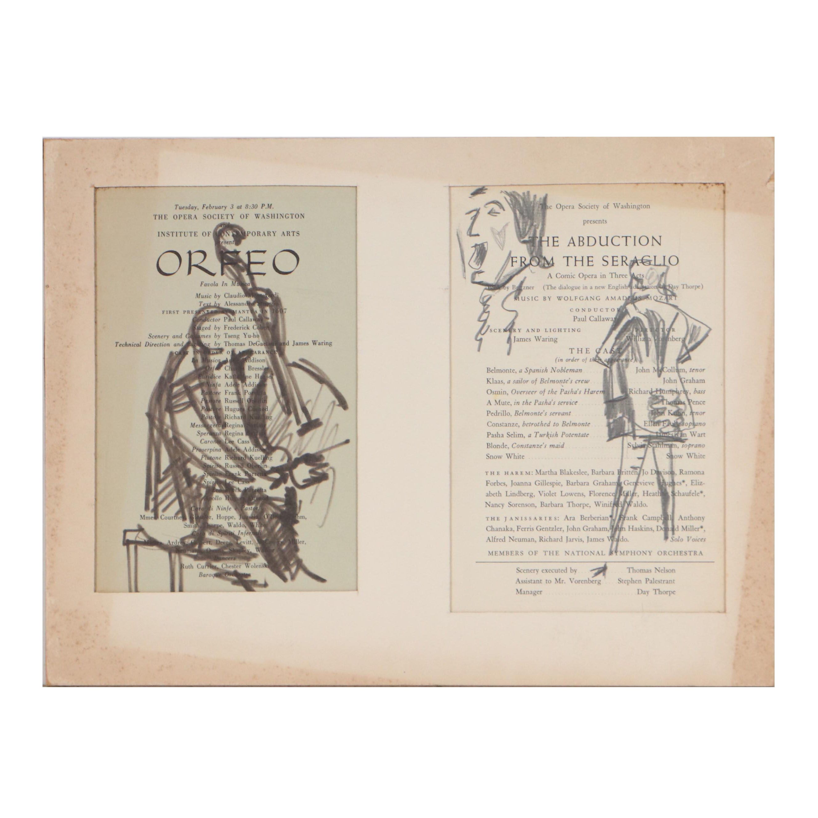 Leonard Maurer Figural Drawing, Circa 1960 | EBTH