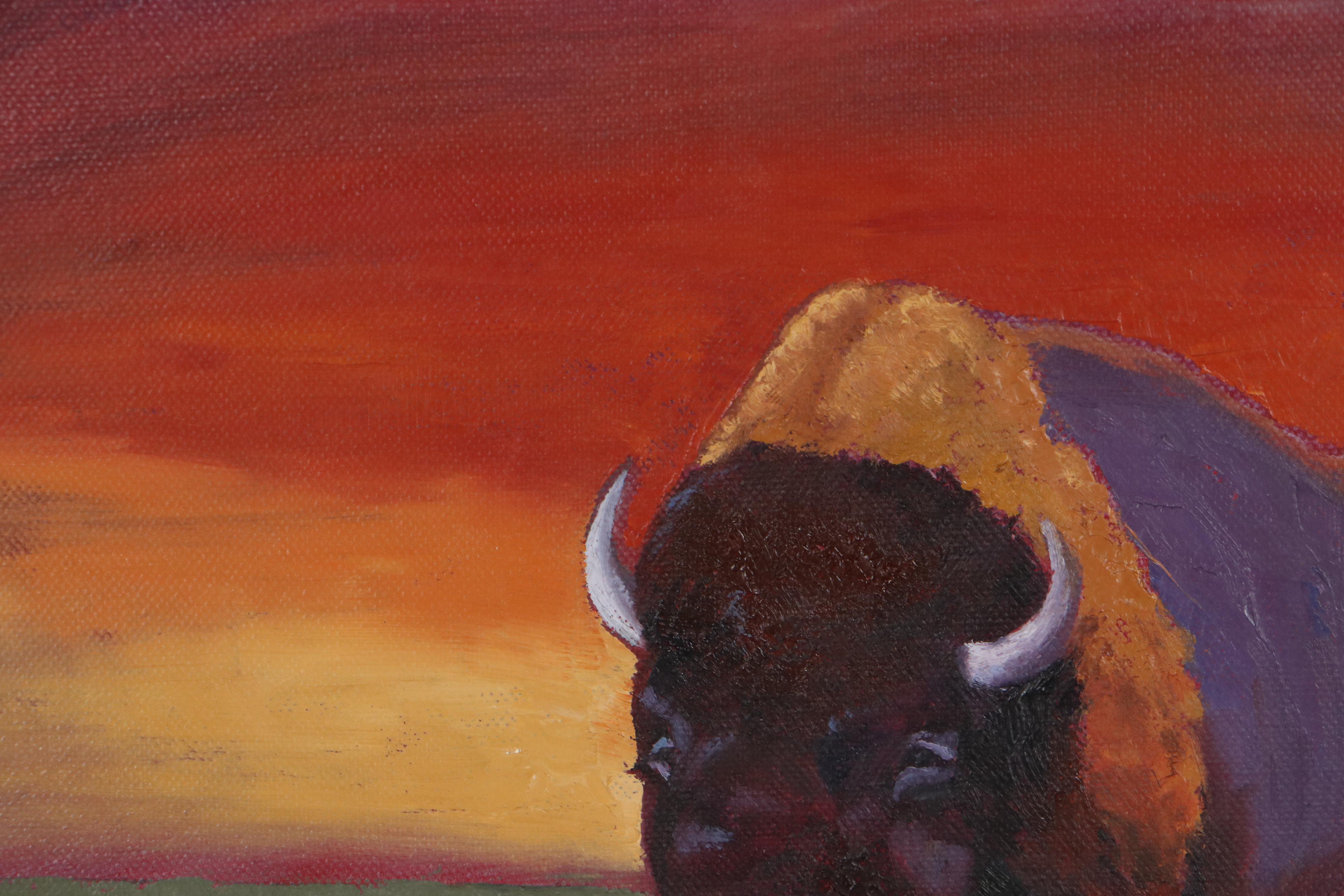 Dean Haven Oil Painting of Buffalo, 2005 | EBTH