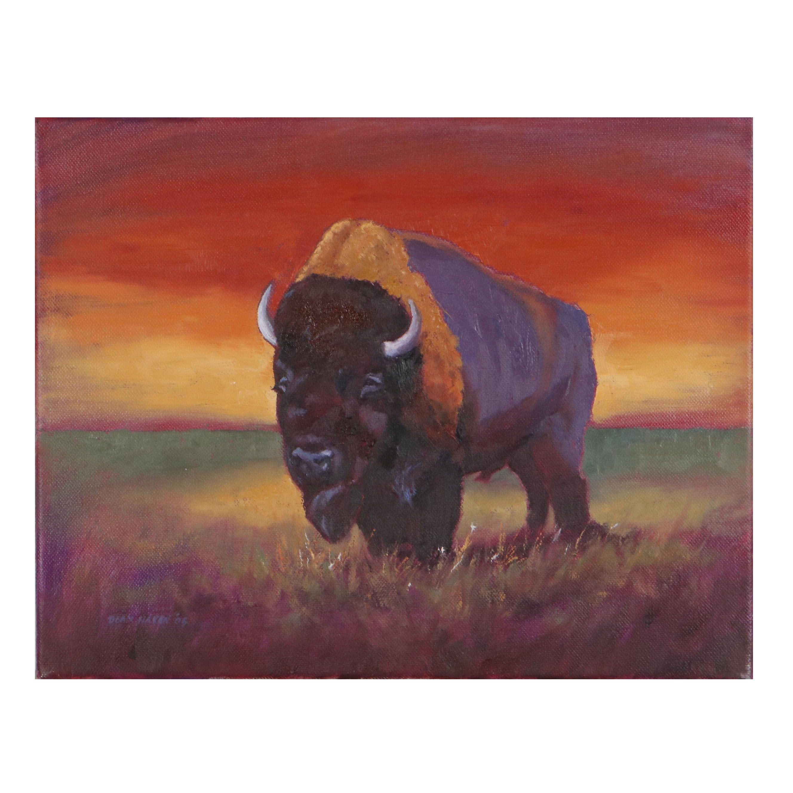Dean Haven Oil Painting of Buffalo, 2005 | EBTH