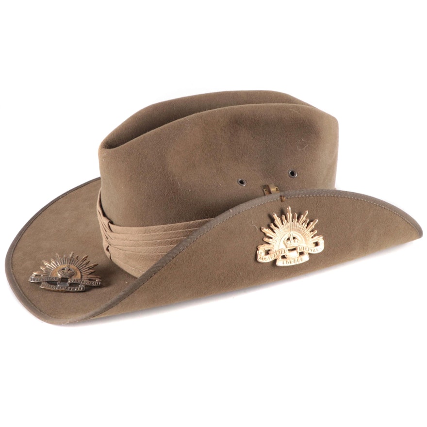 Akubra Australian Military Slouch Hat | Everything But The House Akubra Australian Military Slouch Hat | Everything But The House