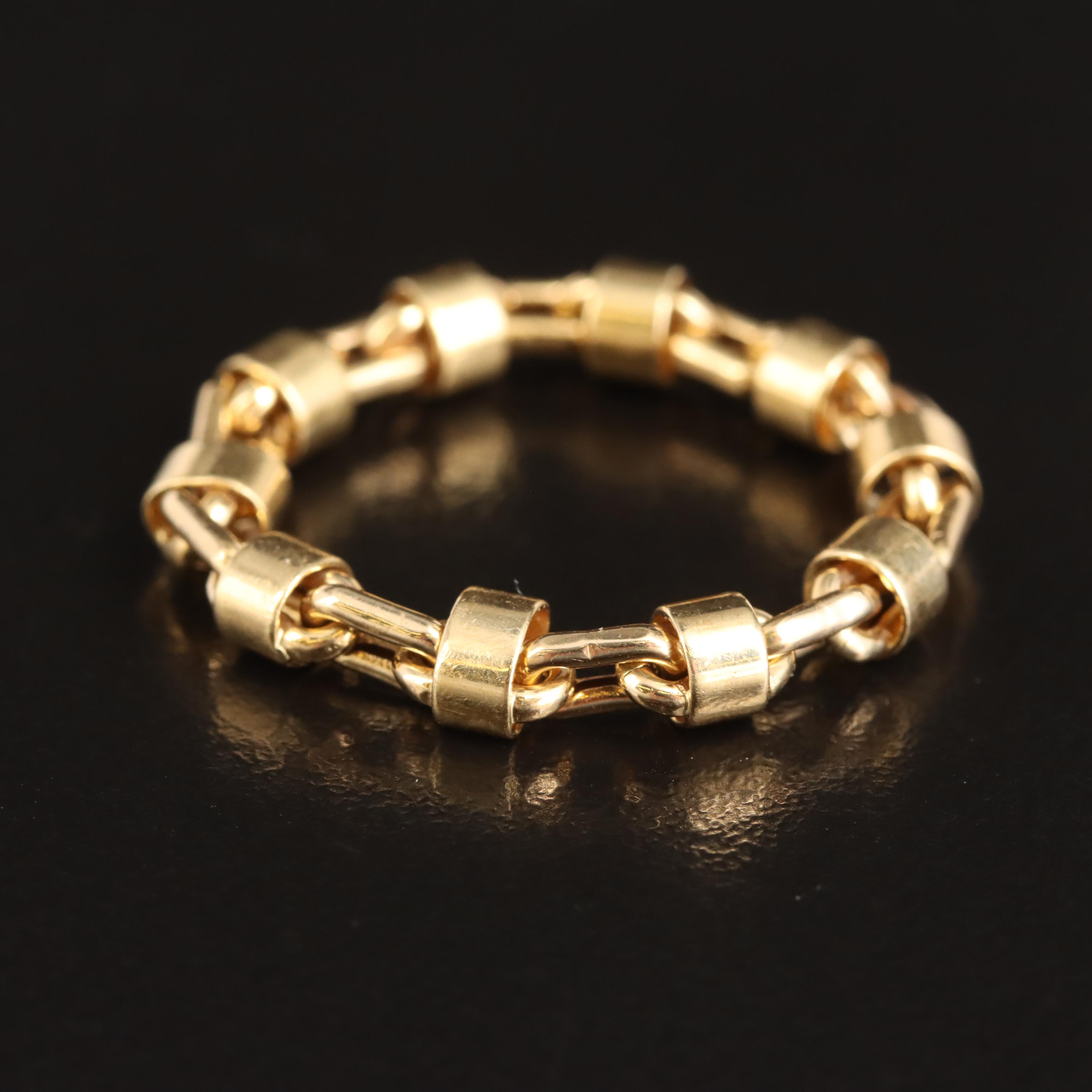 18K Articulating Chain Ring | Everything But The House