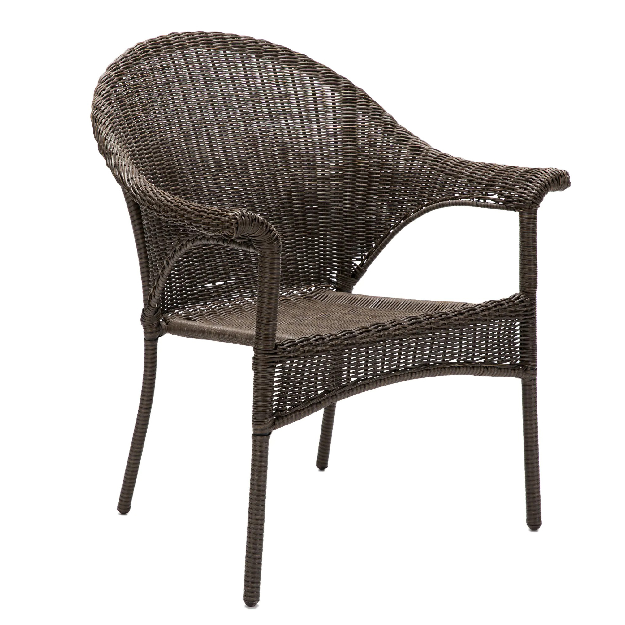 Four Style Selections Valleydale Woven Conversation Chairs | EBTH