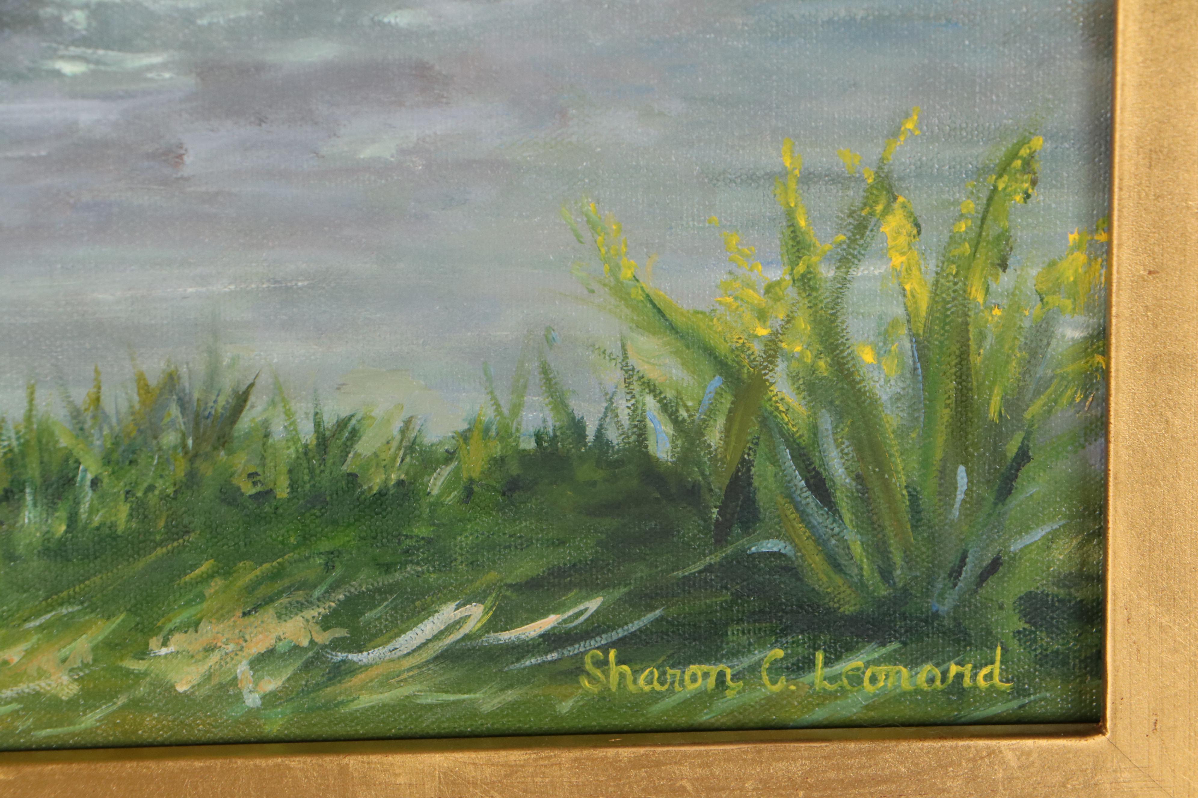 Sharon Leonard Oil Painting of Forest River, 21st Century | EBTH