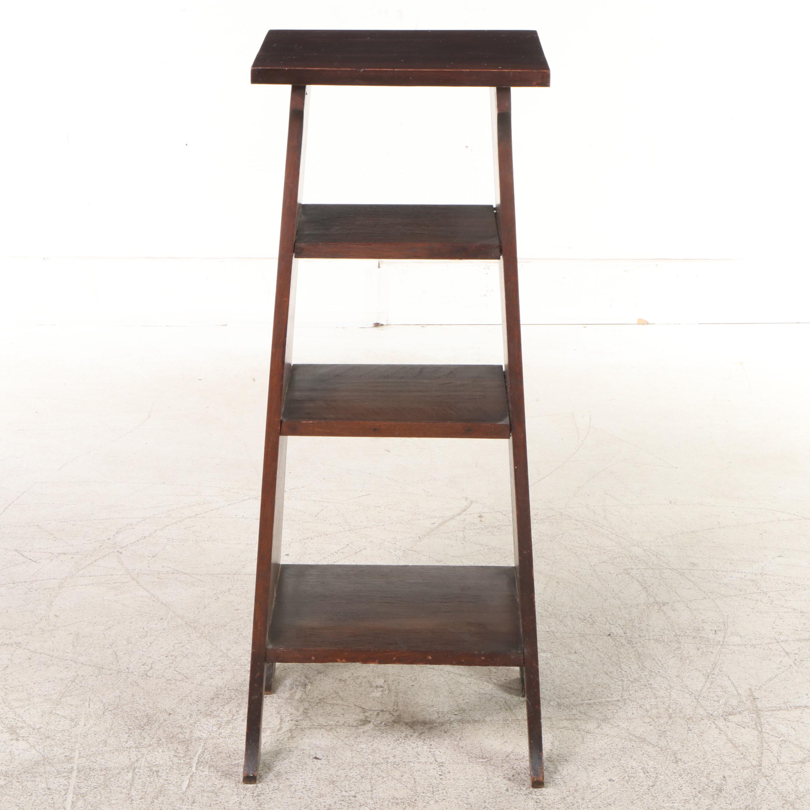 The Robert Mitchell Furniture Co. Arts and Crafts Oak Four-Tier ...