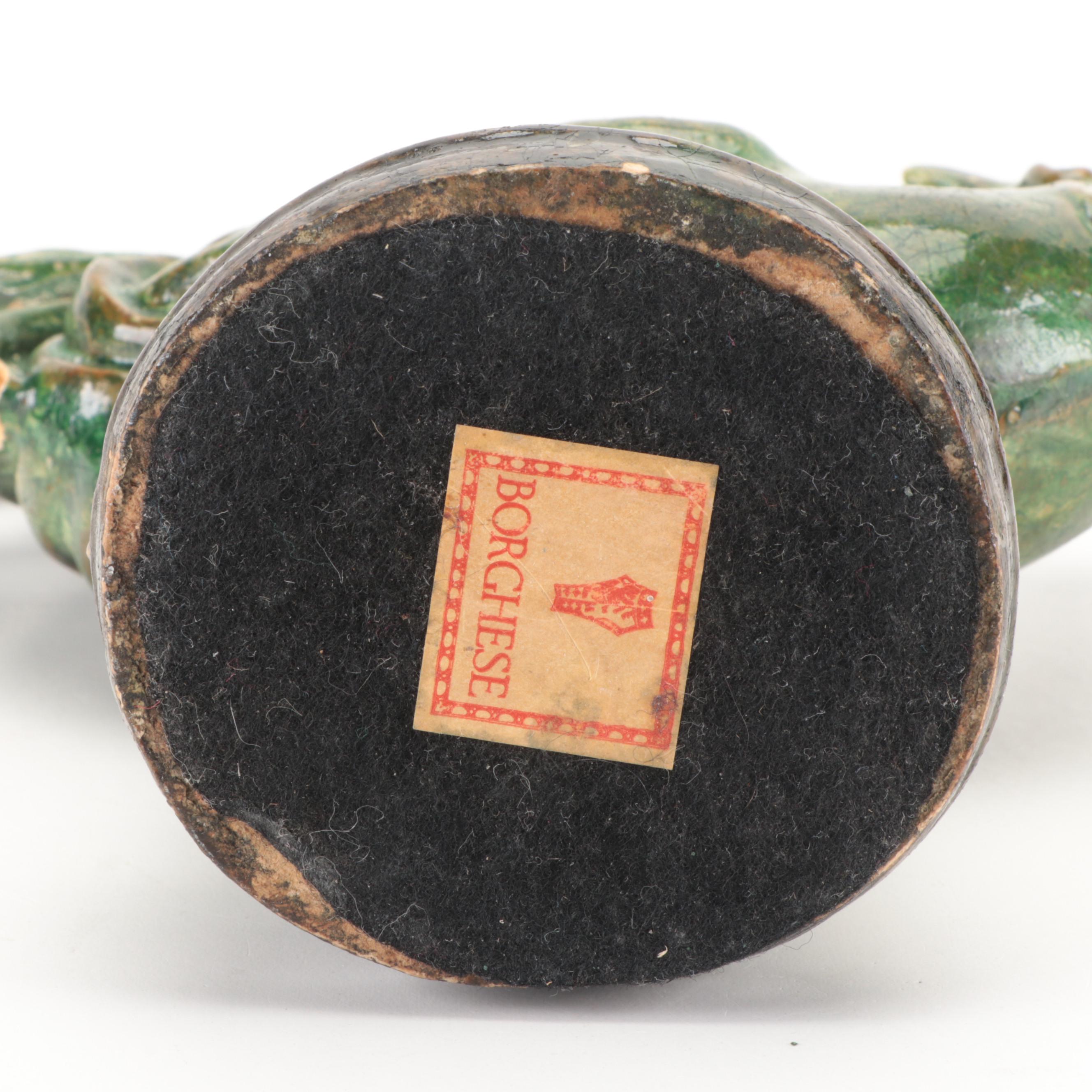 Borghese Plaster Hen and Rooster Figurines | EBTH