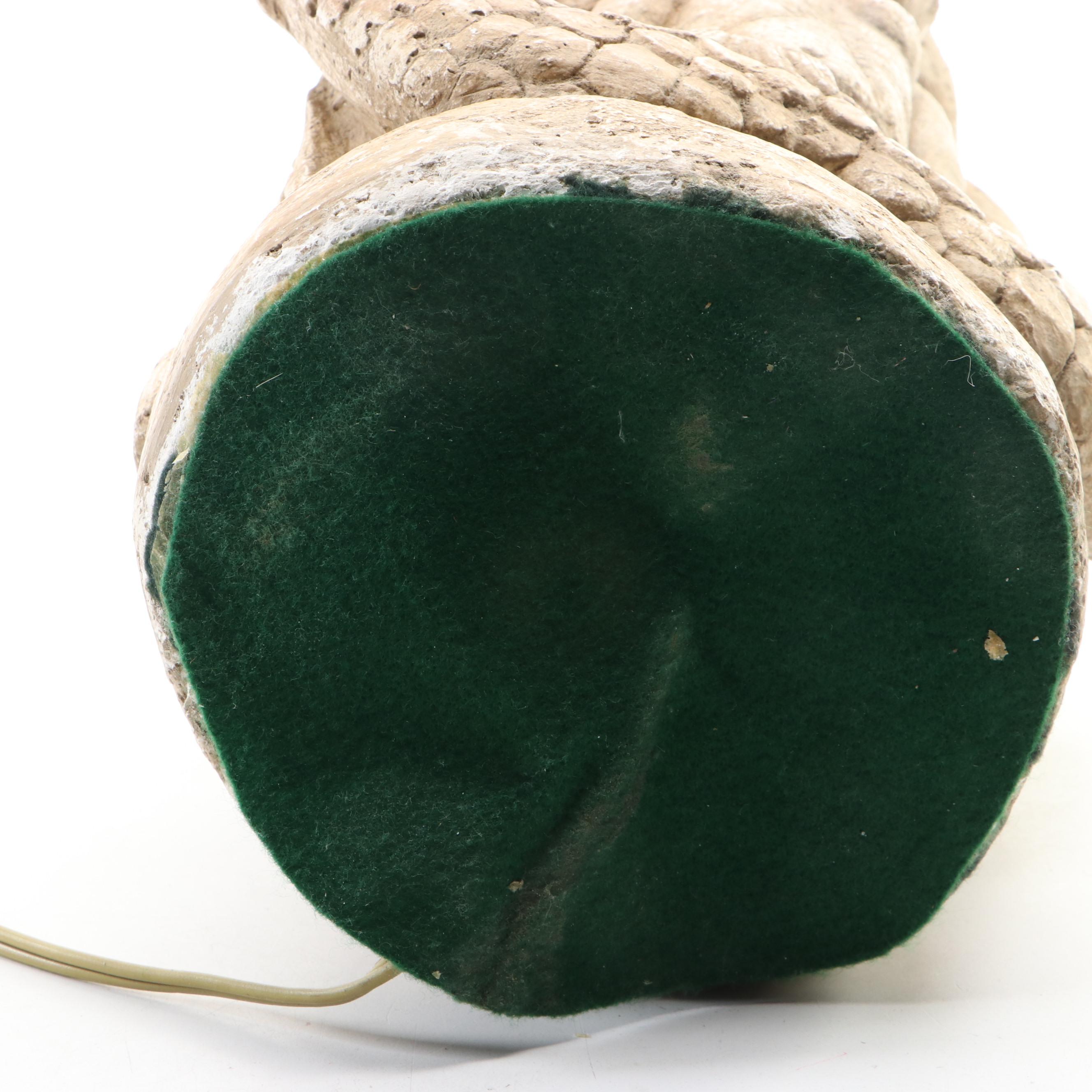 Cast Plaster Mermaid Lamp, Late 20th Century | EBTH