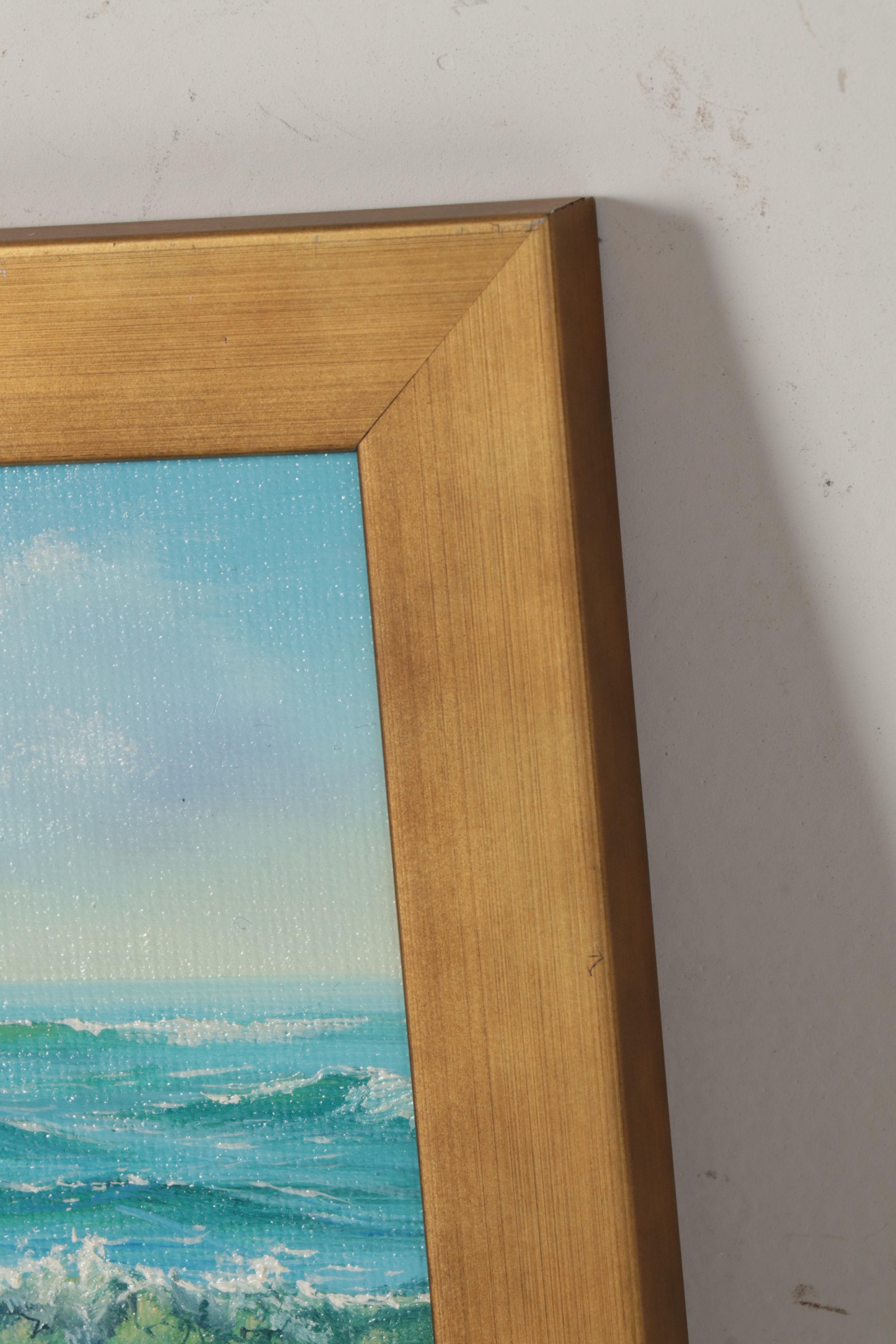 Jevgenijus Litvinas Oil Painting "Rocky Coast," 2022 | EBTH