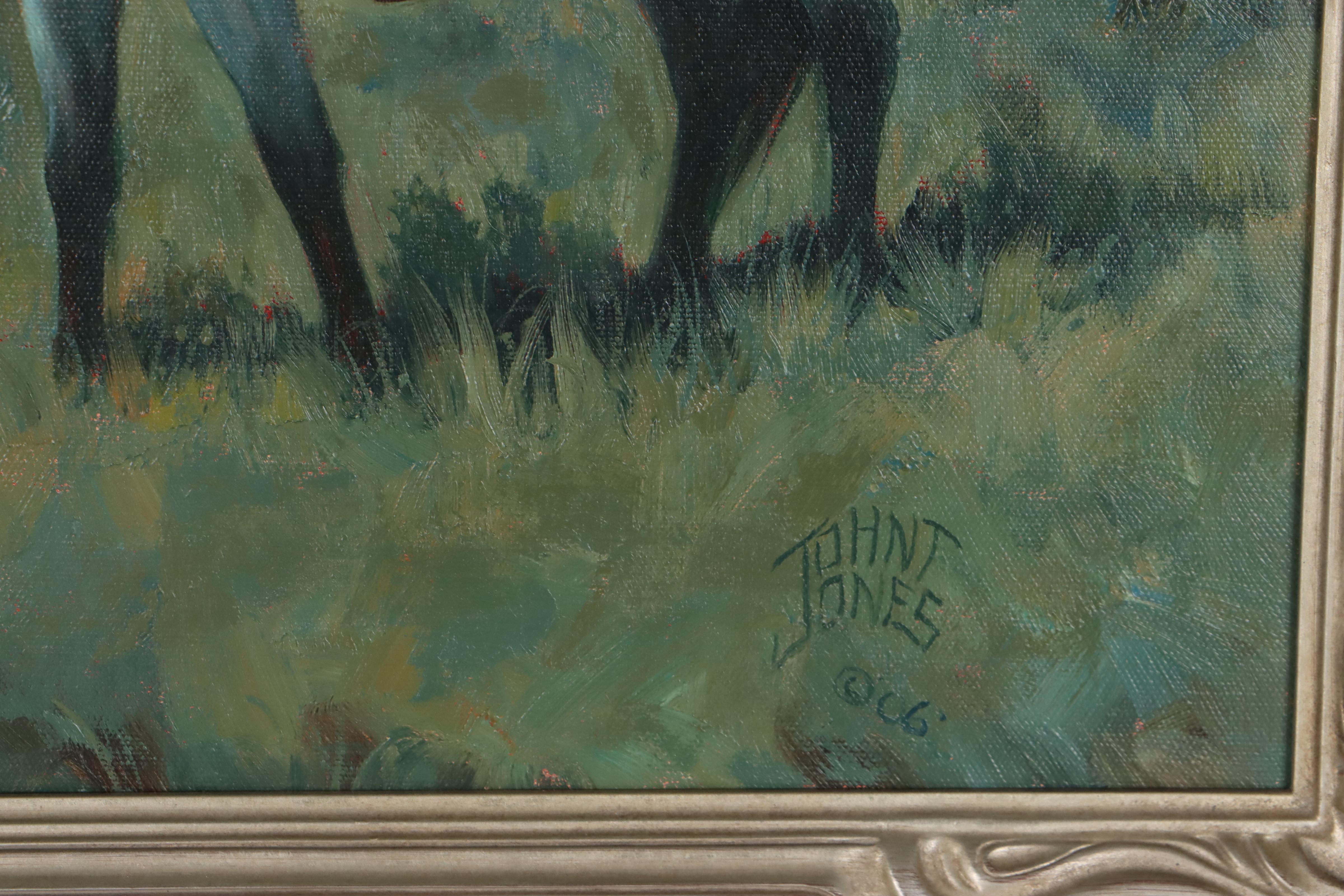 John T. Jones Southwestern Oil Painting of Cowboy, 2006 | EBTH