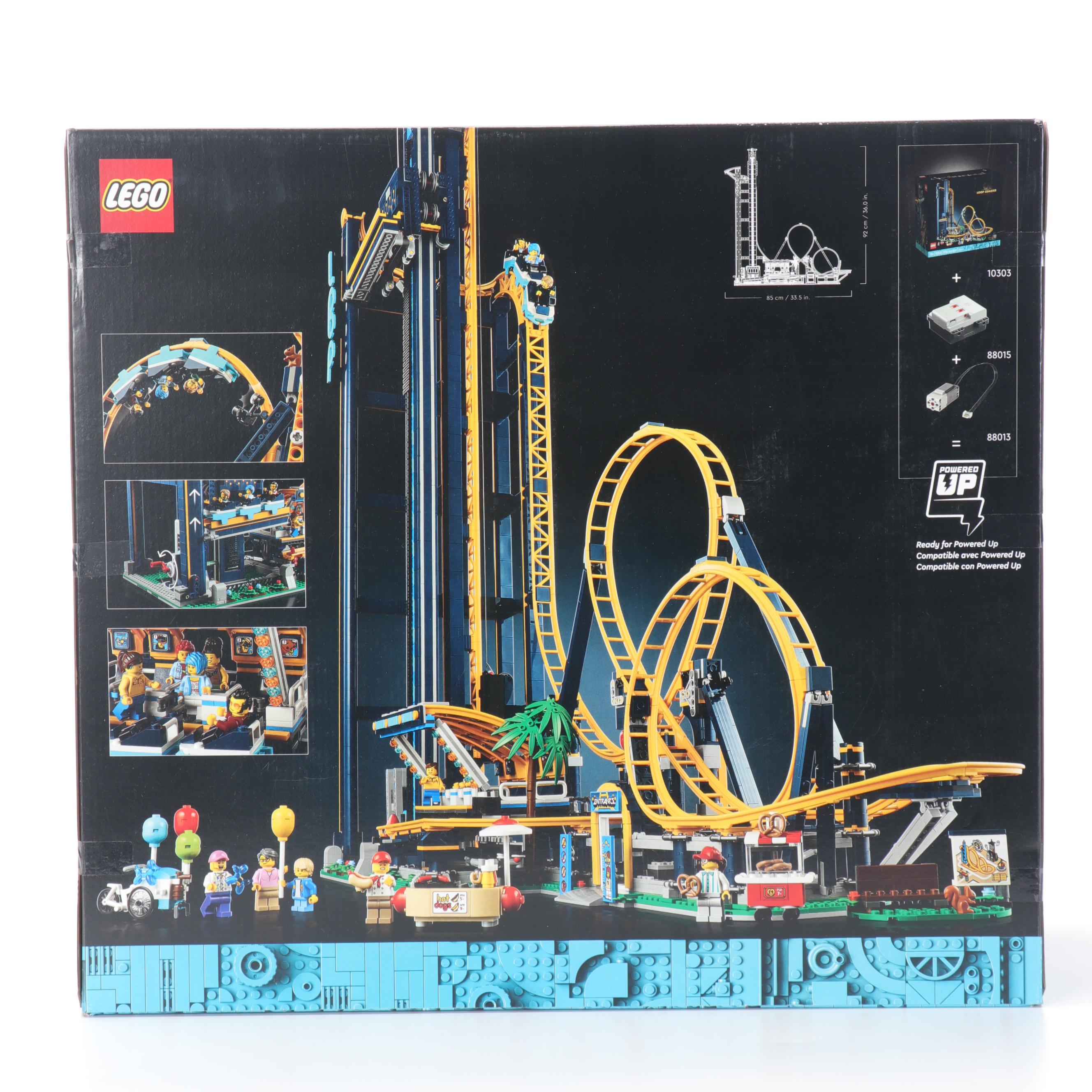 LEGO Fairground Collection "Loop Coaster" Building Set | Everything But ...