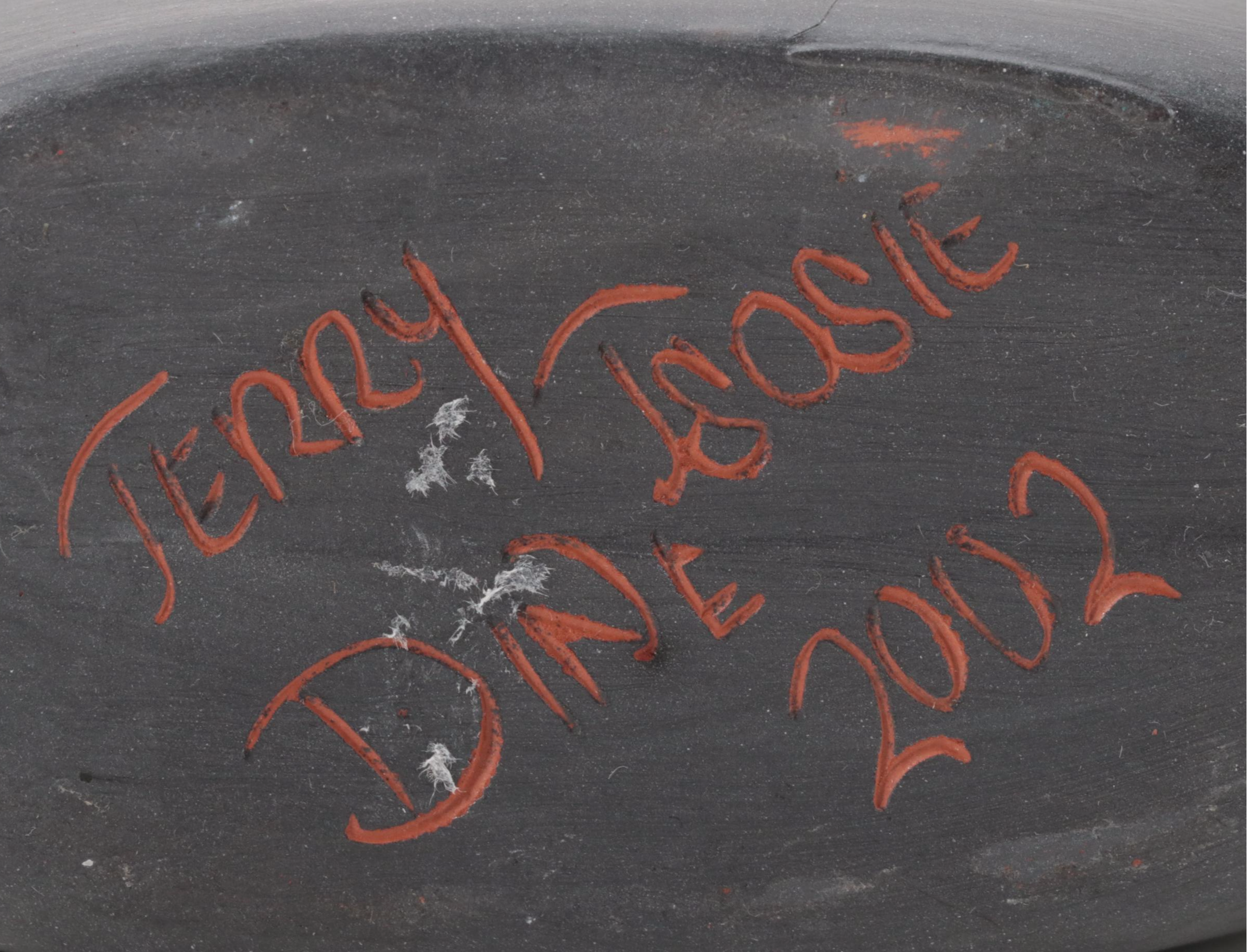 Signed Terry Tsosie Dine Navajo Earthenware Vase, 2002 | EBTH