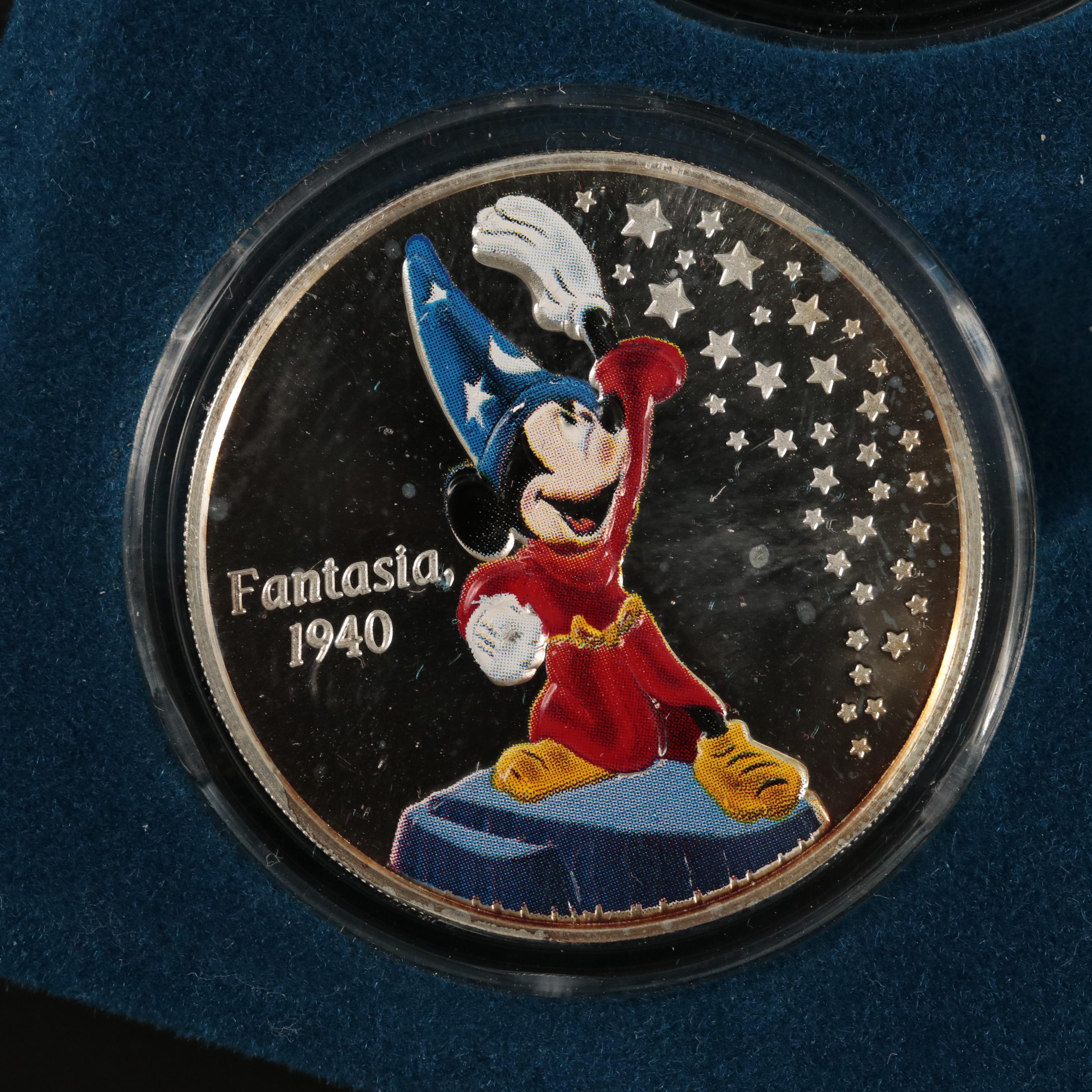 Disney "75 Years With Mickey" .999 Fine Silver Proof Medals | EBTH