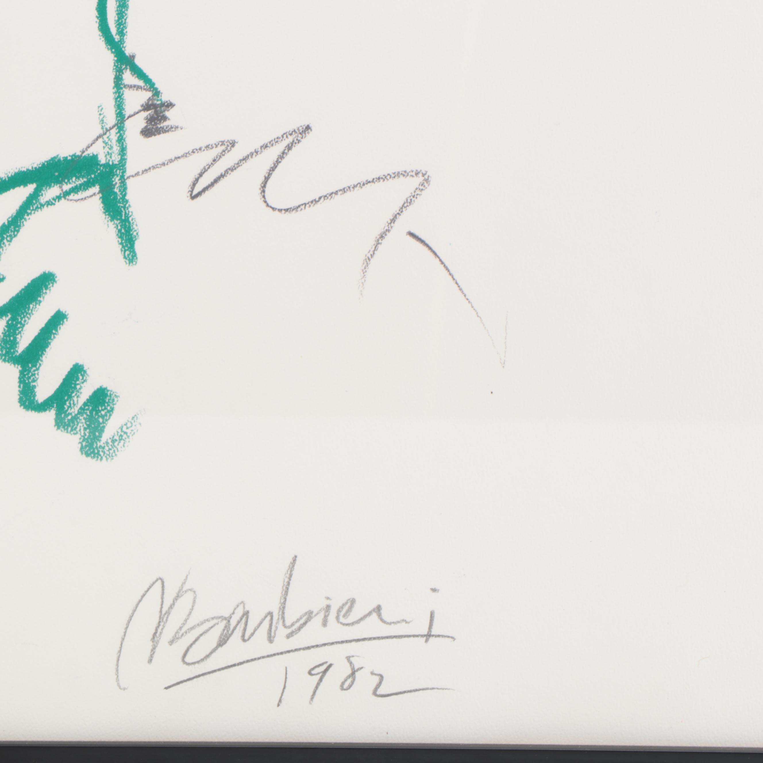 Nicholas Barbieri Abstract Pastel Drawings, 1982 | EBTH