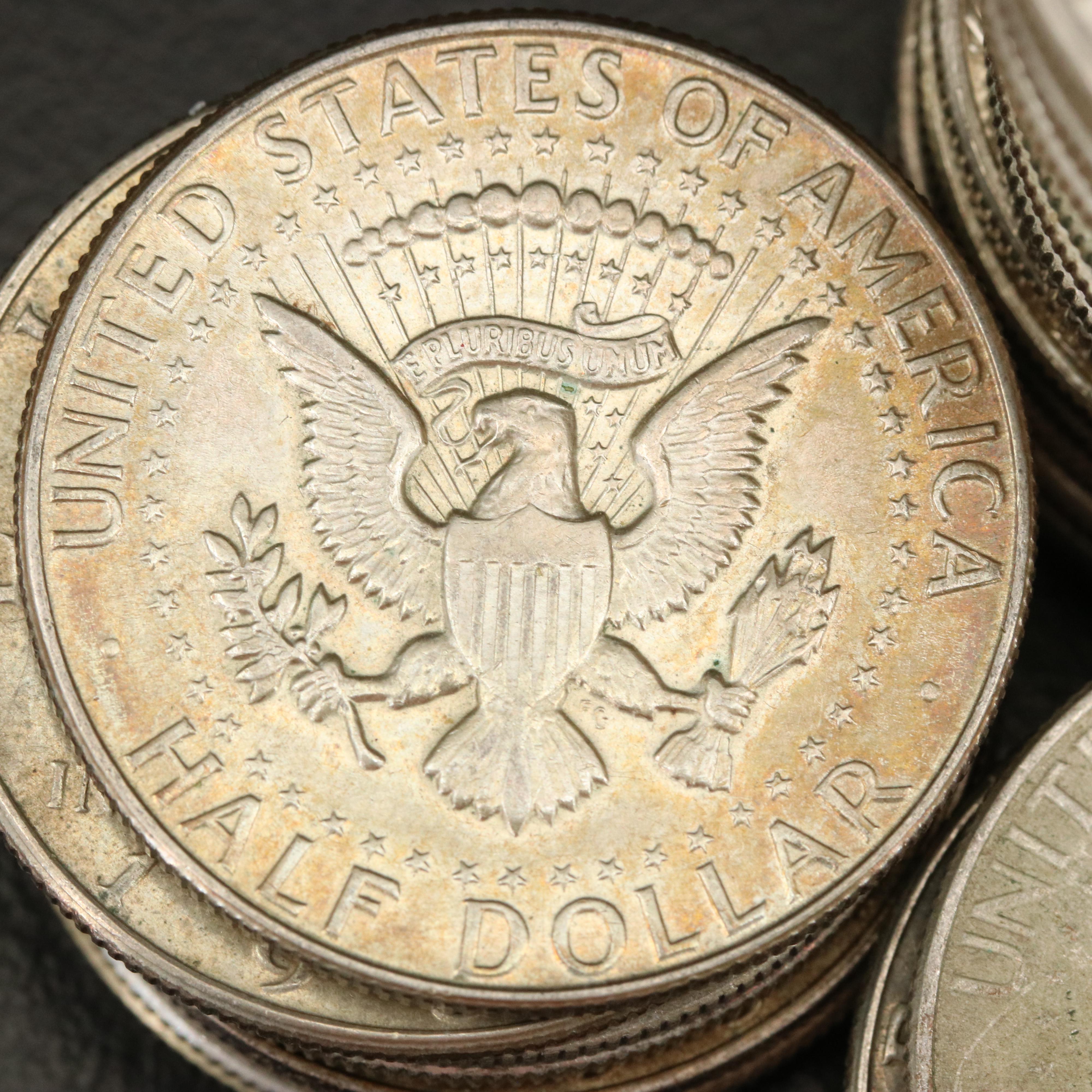 Sixty-Six Kennedy Silver-Clad Half Dollars | EBTH