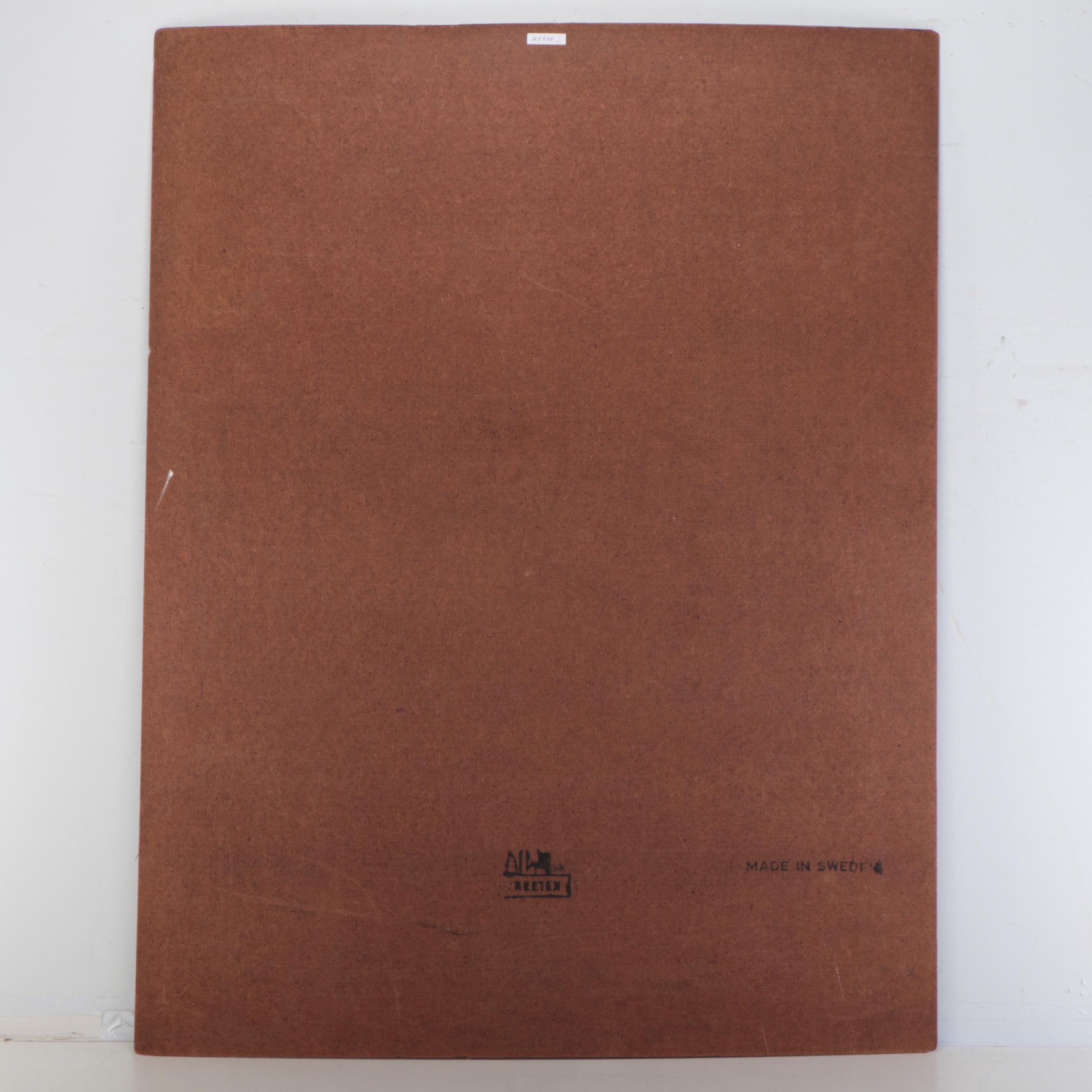 Martin Rosenthal Abstract Geometric Mixed Media Painting | EBTH