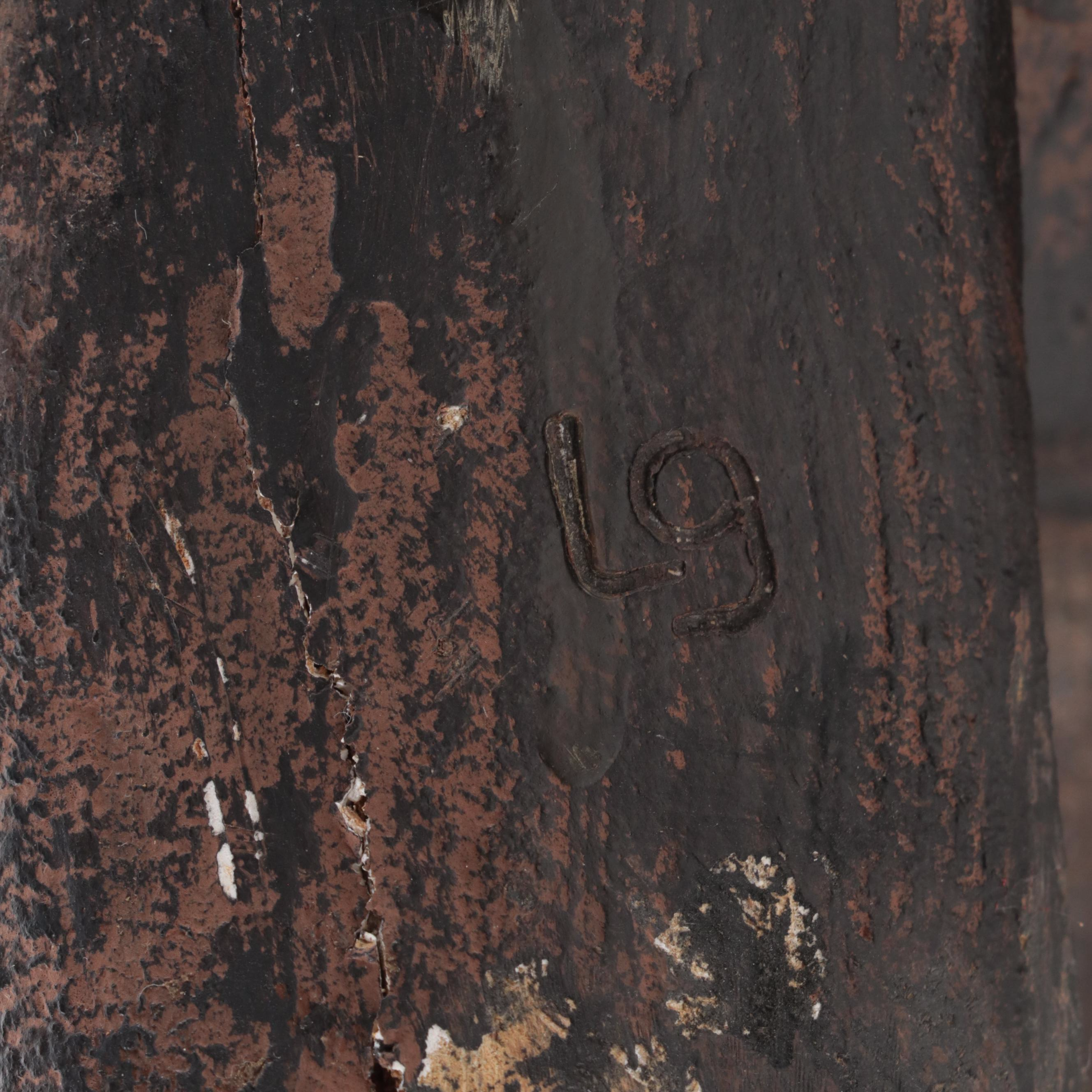 Lois Goodman Wood Sculpture of Bull | EBTH