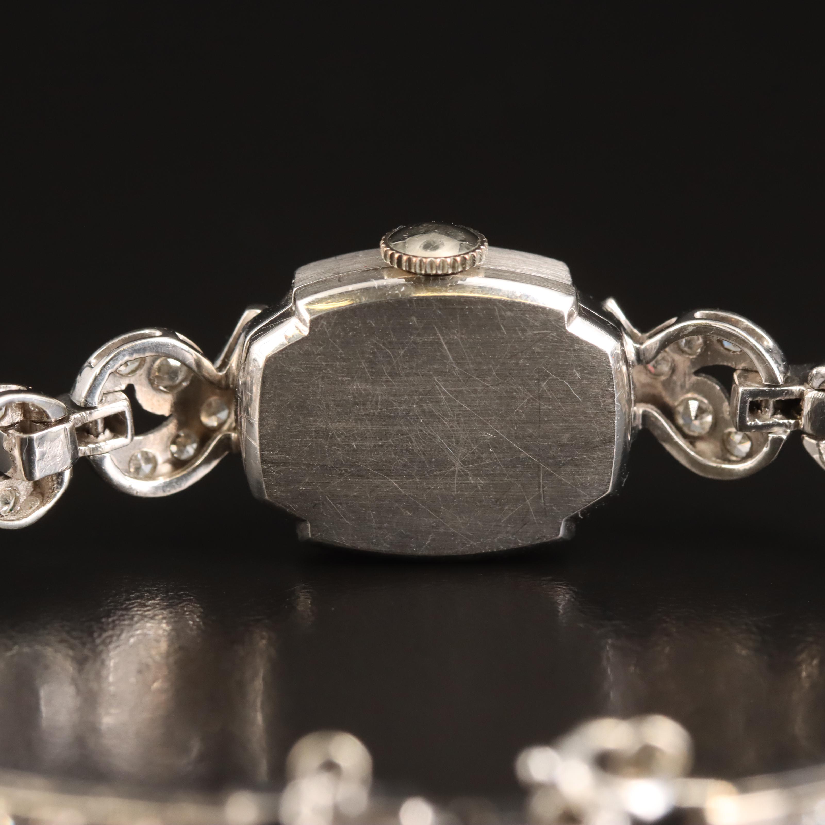 Nicolet 1.50 CTW Diamonds and Platinum Wristwatch | EBTH