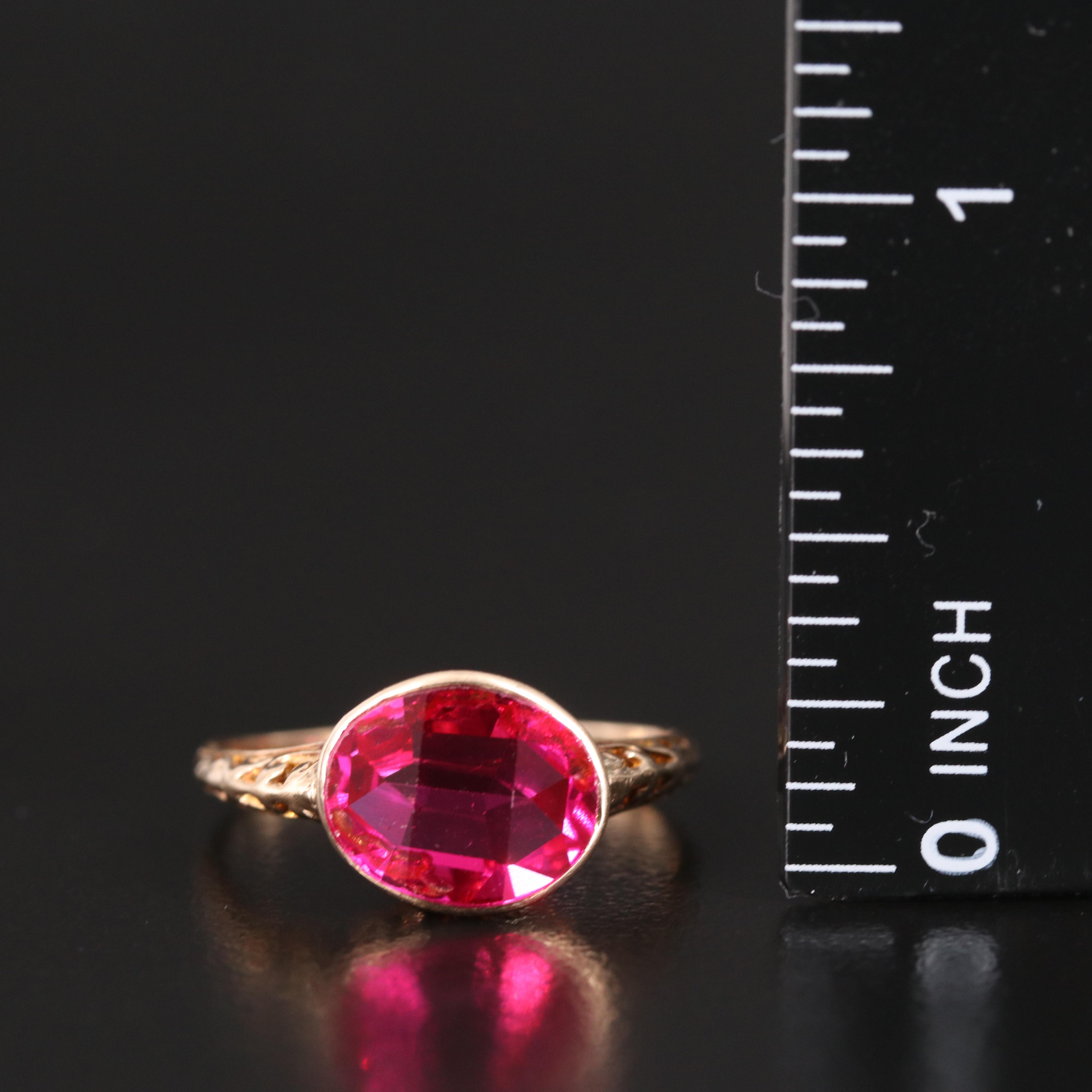 Vintage 10K Ruby Ring | EBTH