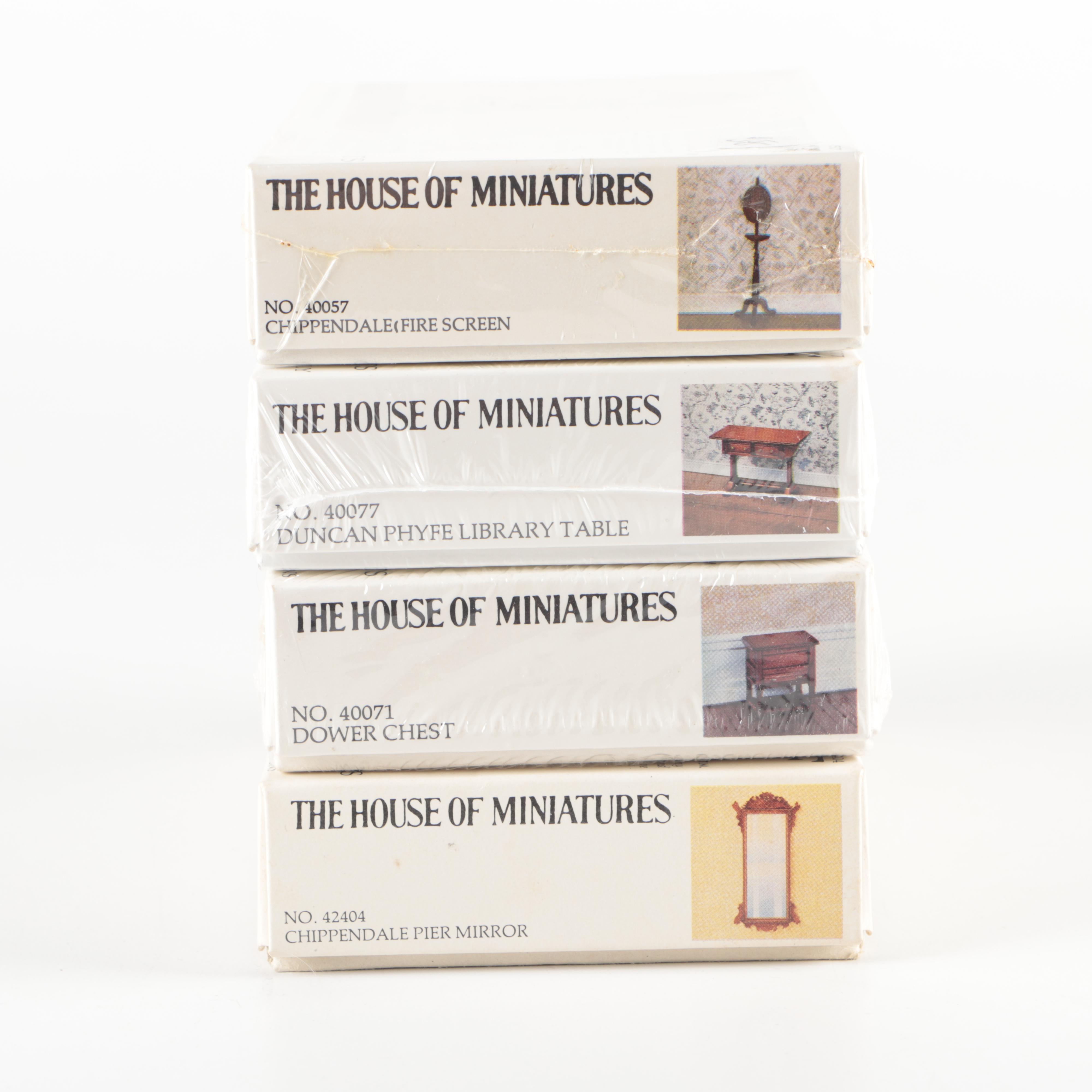 The House of Miniatures Collectors Series Furniture and Décor Kits | EBTH