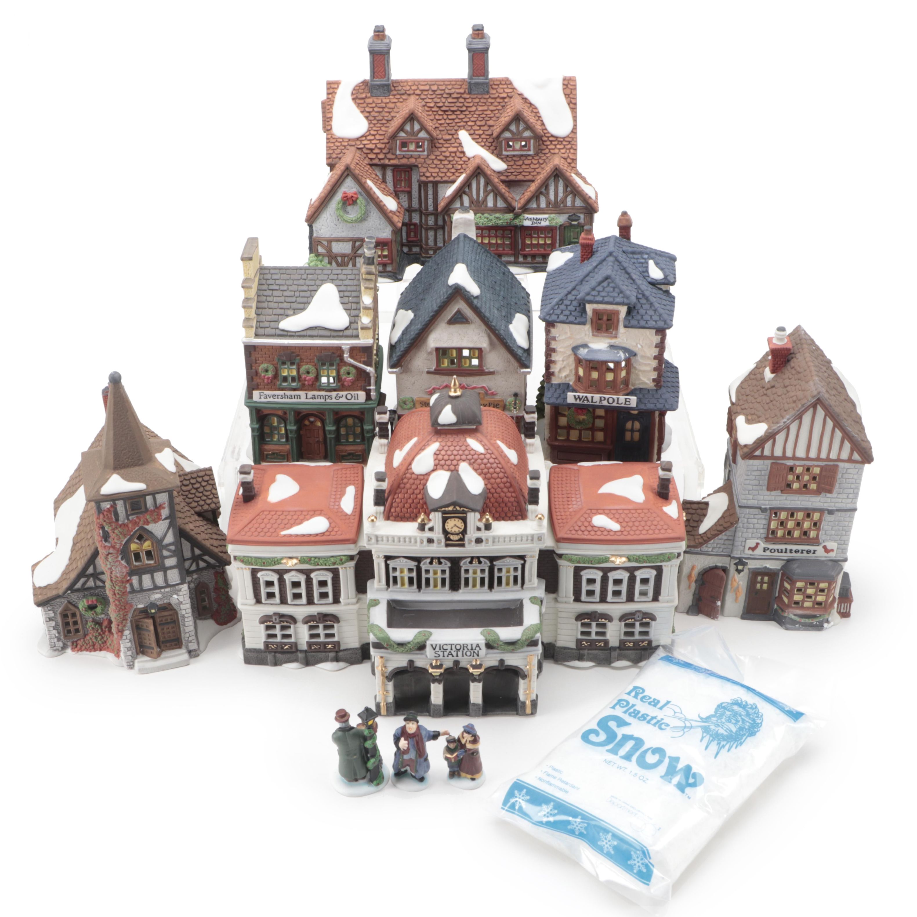 Department 56 "Victoria Station" and Other Dickens Village Porcelain ...