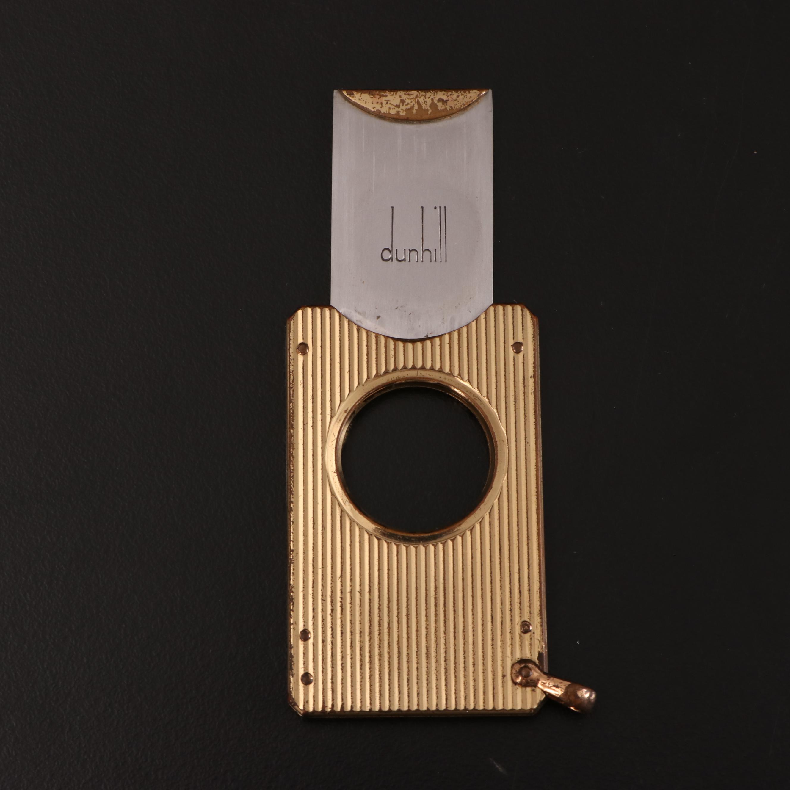 Dunhill Rolled Gold Lighter and Cigar Cutter | EBTH