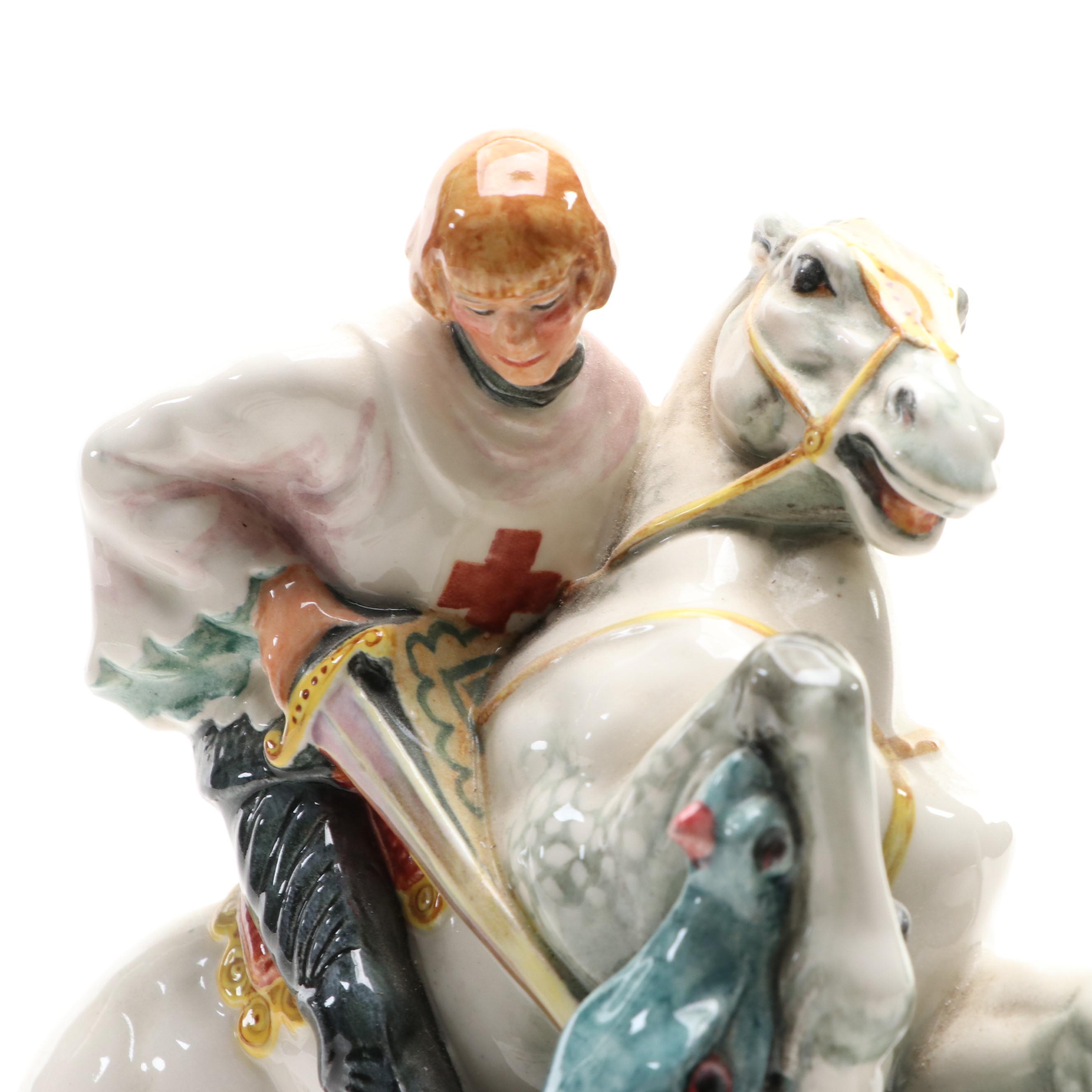 Royal Doulton "St. George" Bone China Figurine | EBTH