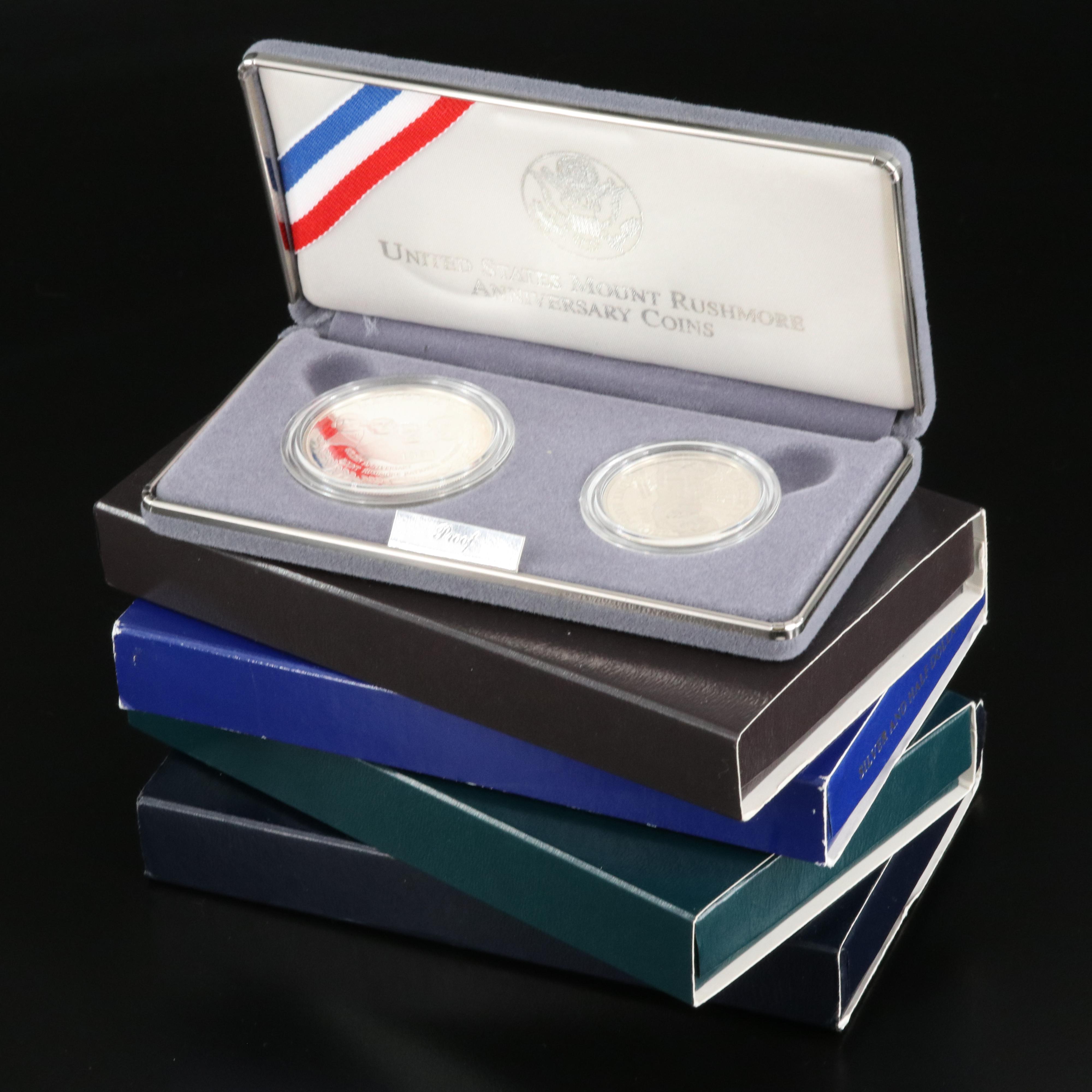 Five Modern Commemorative Two-Coin Proof Sets | EBTH