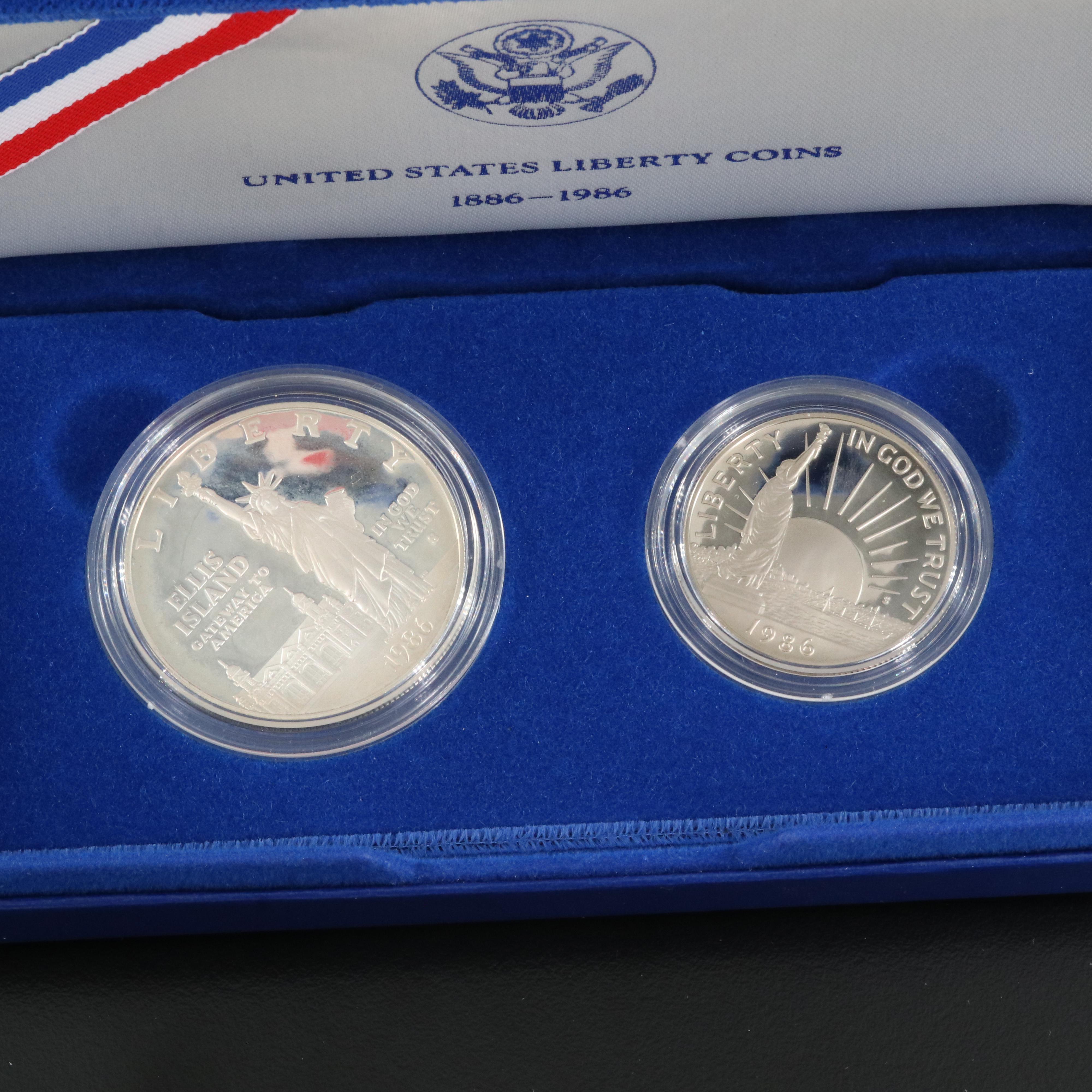 Five Modern Commemorative Two-Coin Proof Sets | EBTH