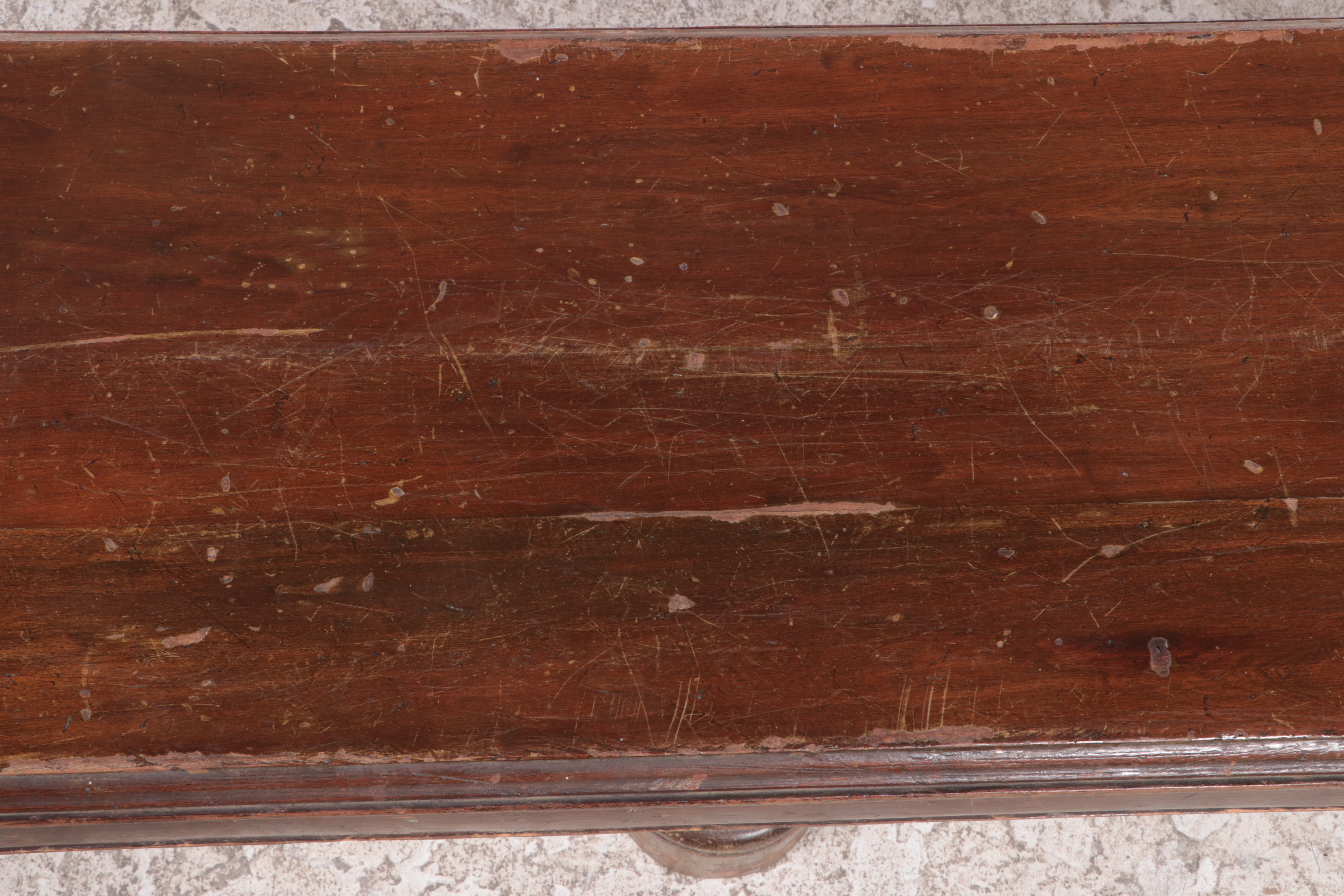 Relief-Carved Low Bench, Adapted | EBTH