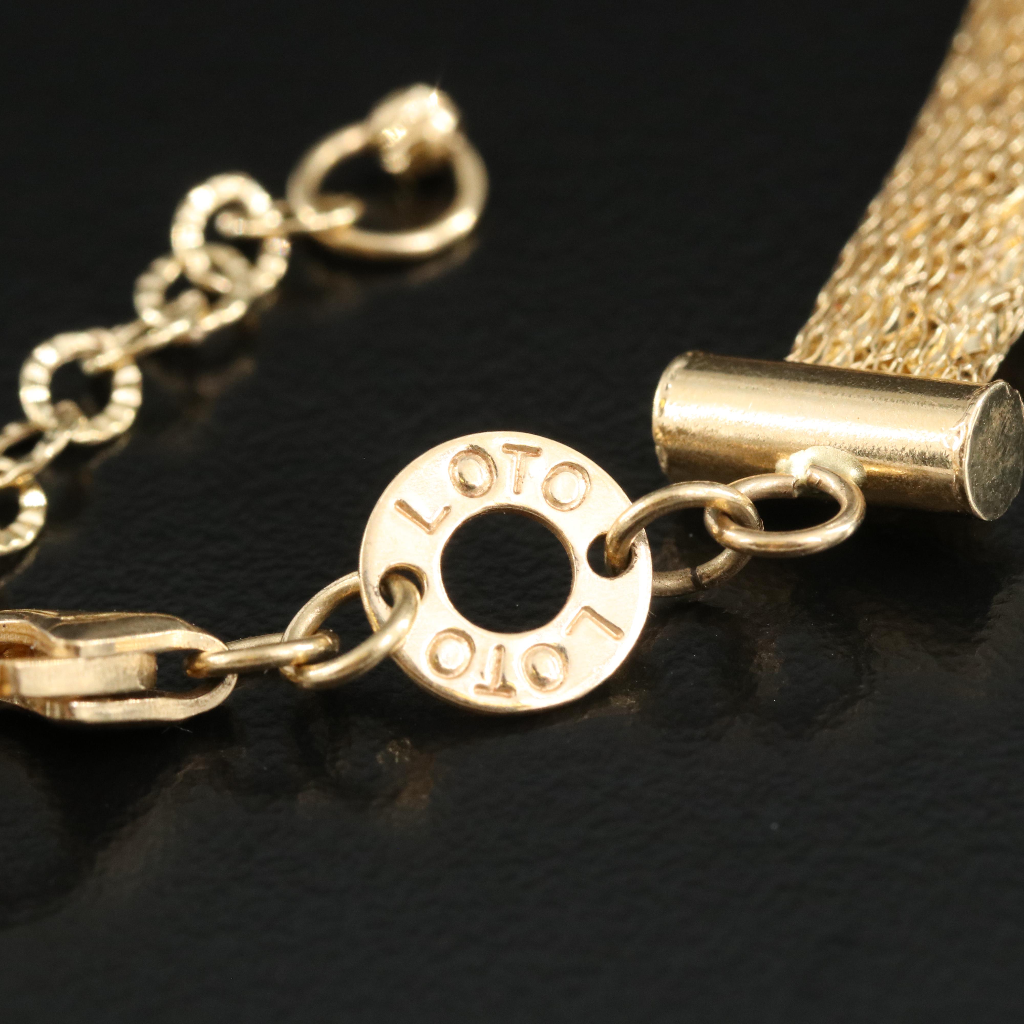 Loto Preziosi 18K Mesh Necklace | EBTH