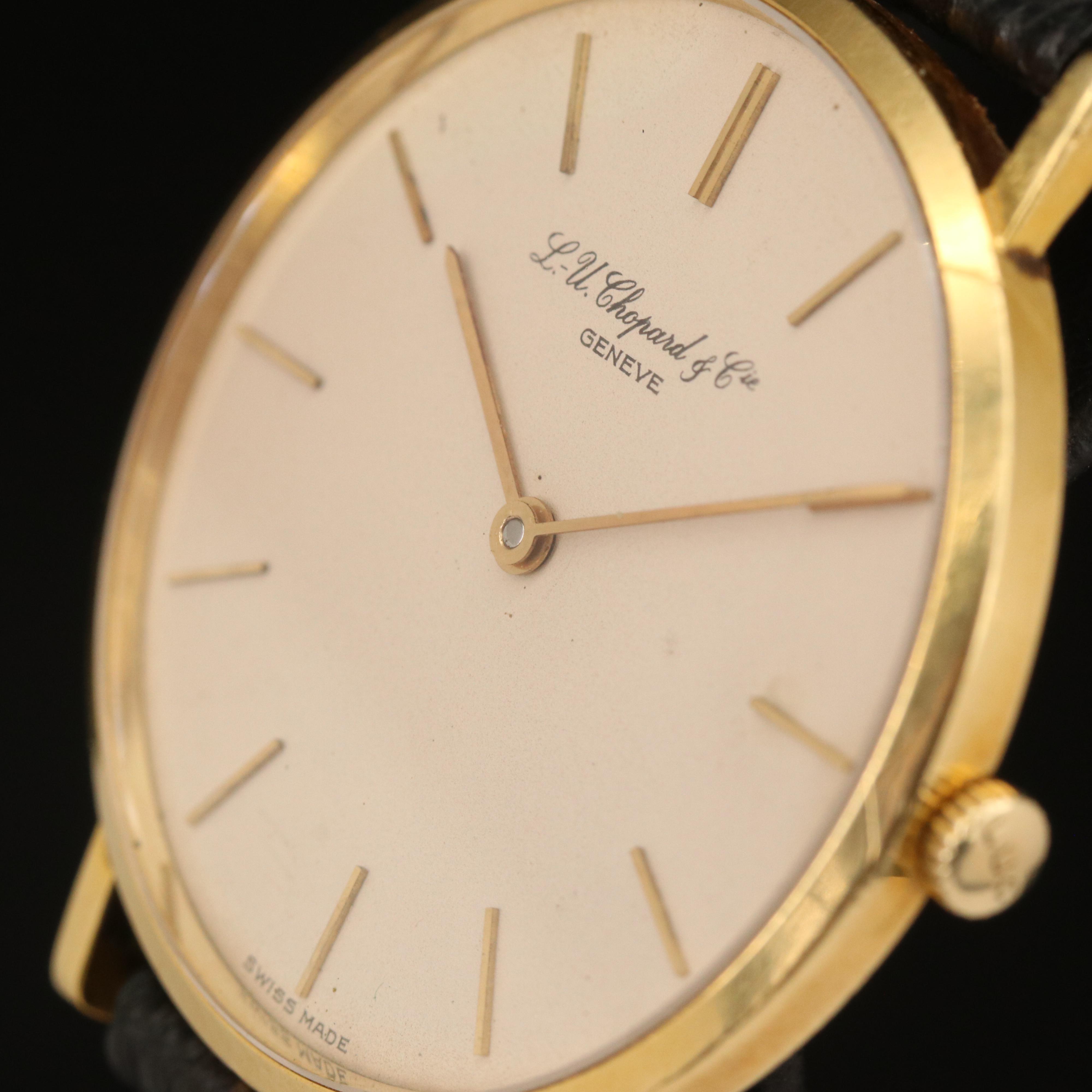 18K L. U. Chopard & Cie Geneve Swiss Manual Wind Watch | EBTH