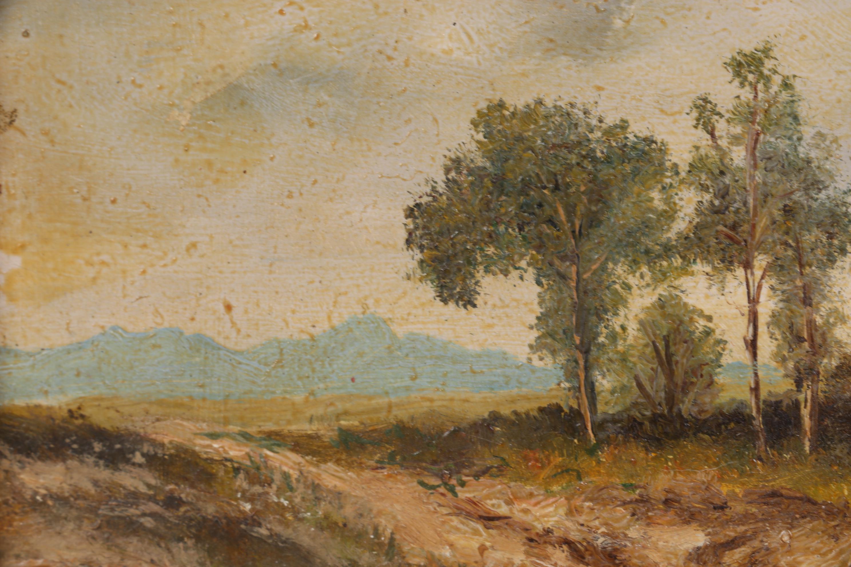 Bucolic Scene Oil Painting, Early 20th Century | EBTH