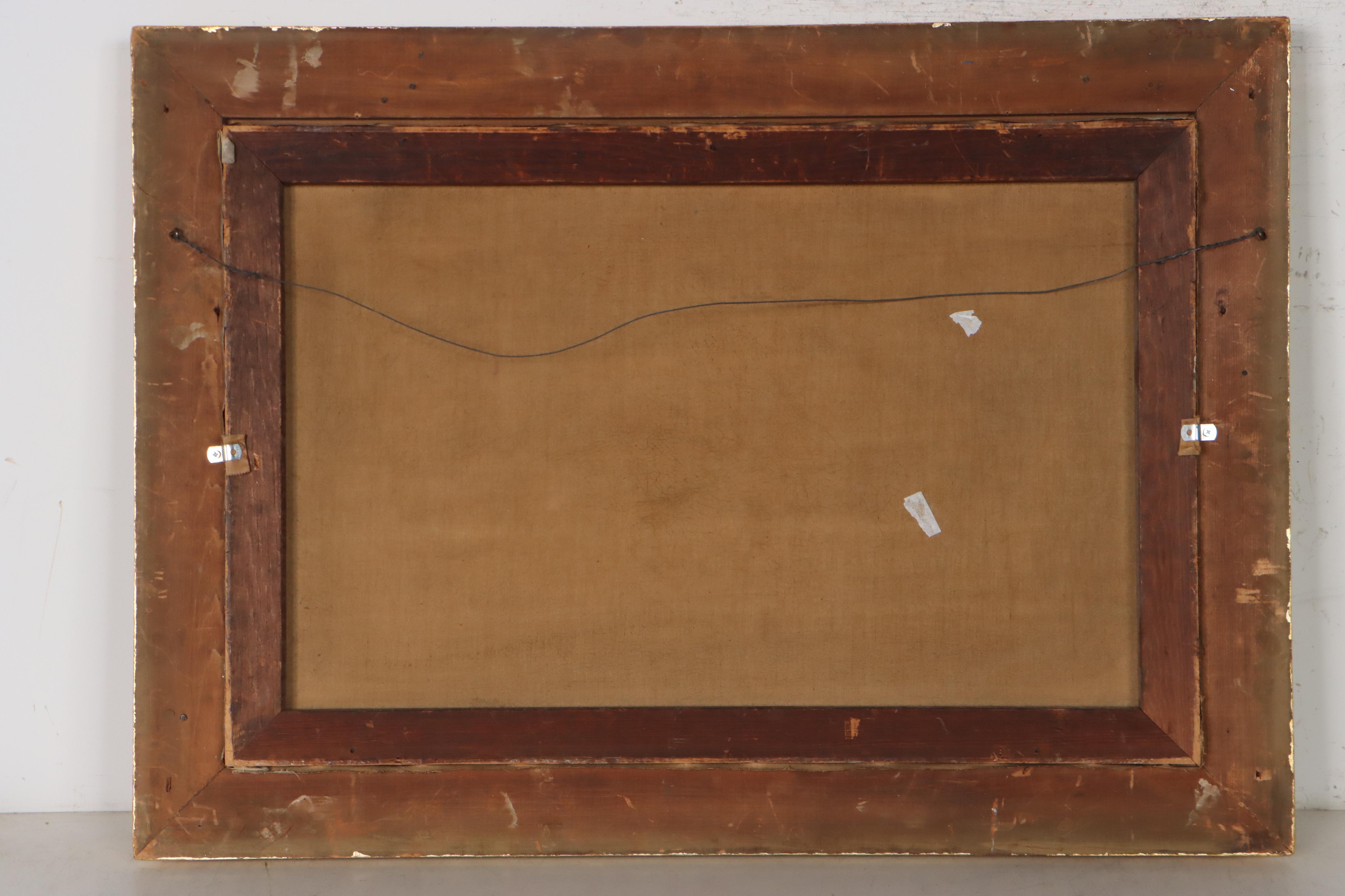 J.M. Robinson Impressionist Style Oil Painting, Early 20th Century | EBTH