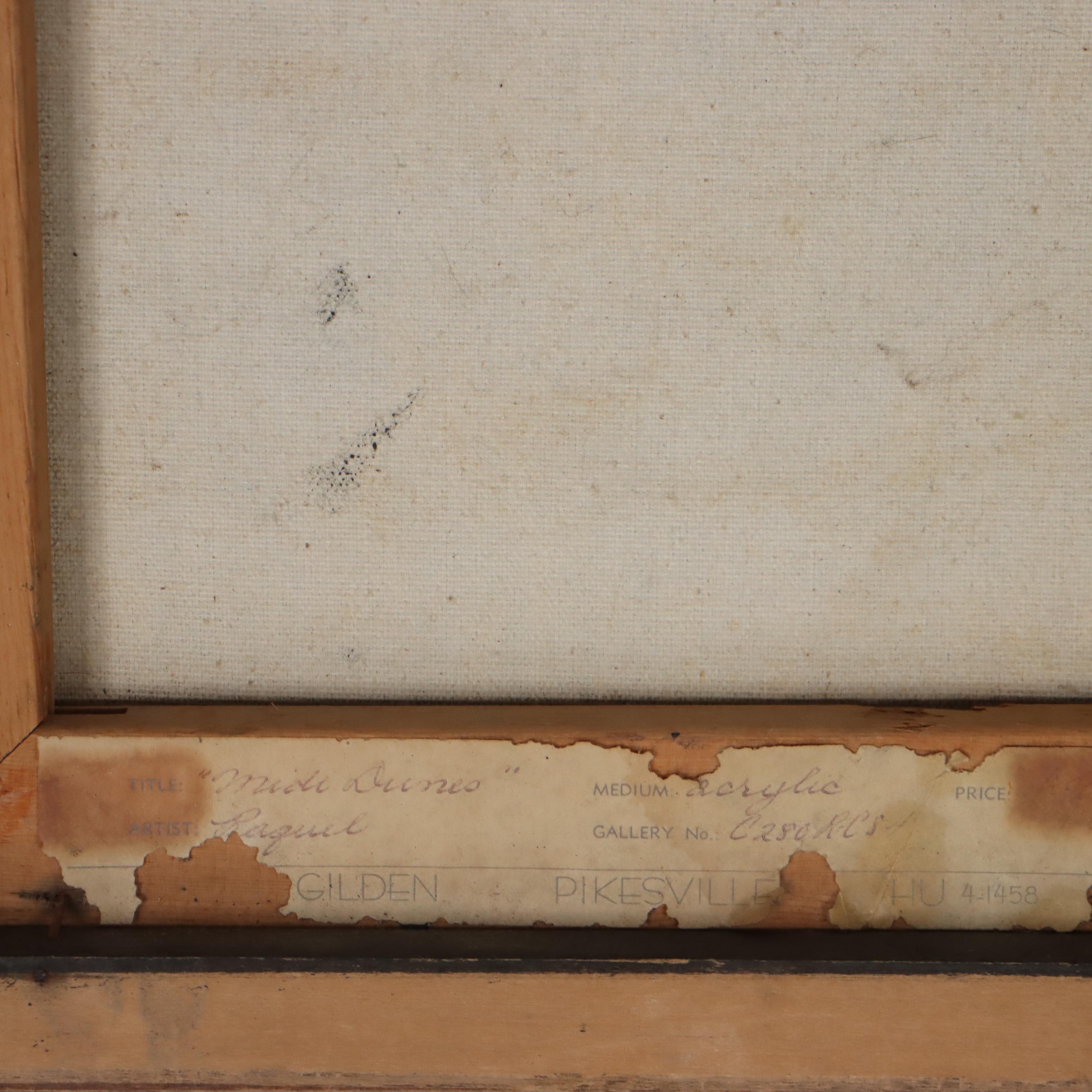 Raquel Abstract Coastal Landscape Oil Painting | EBTH