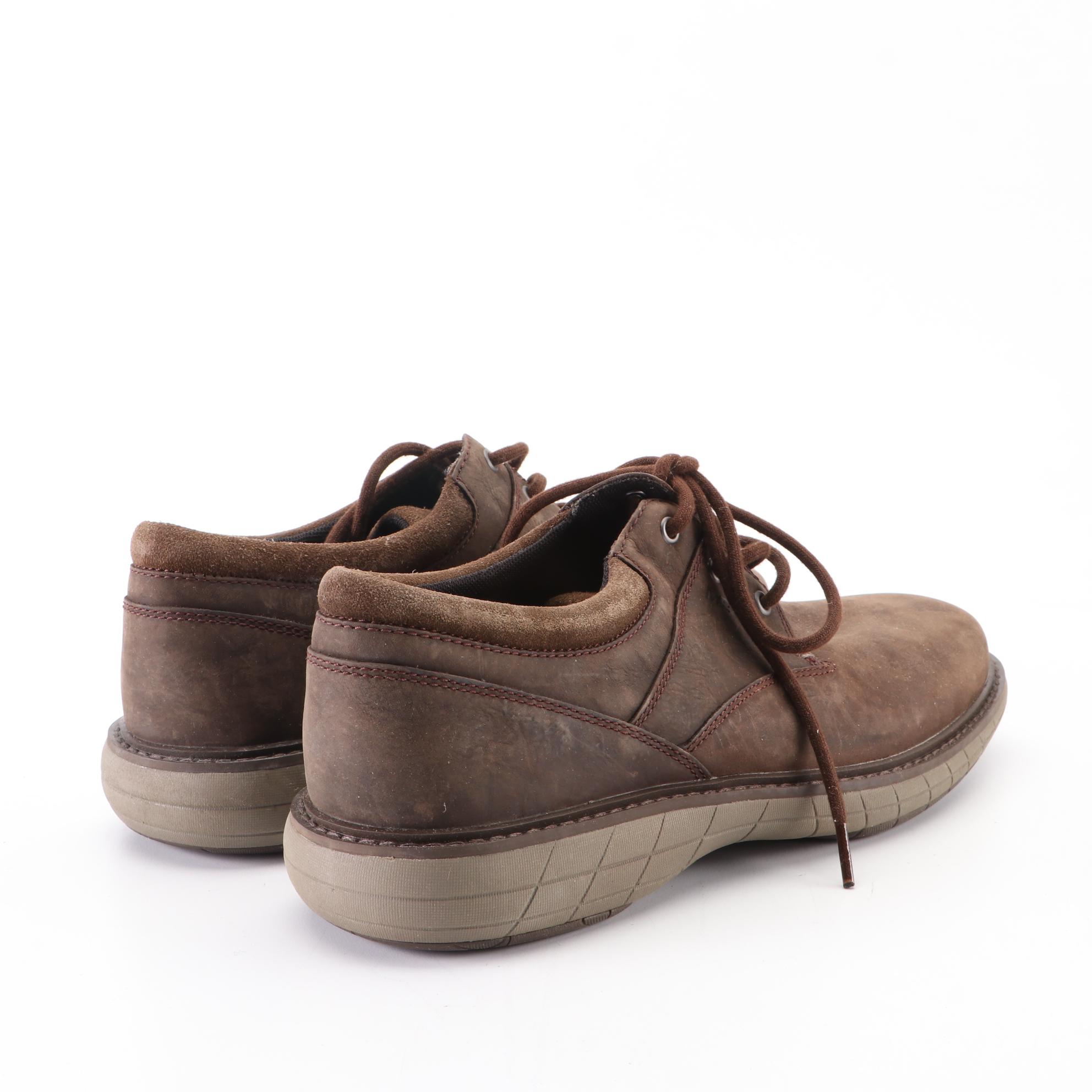 Men's Merrell World Vue Black Slate Oxfords in Waterproof Dark Brown ...