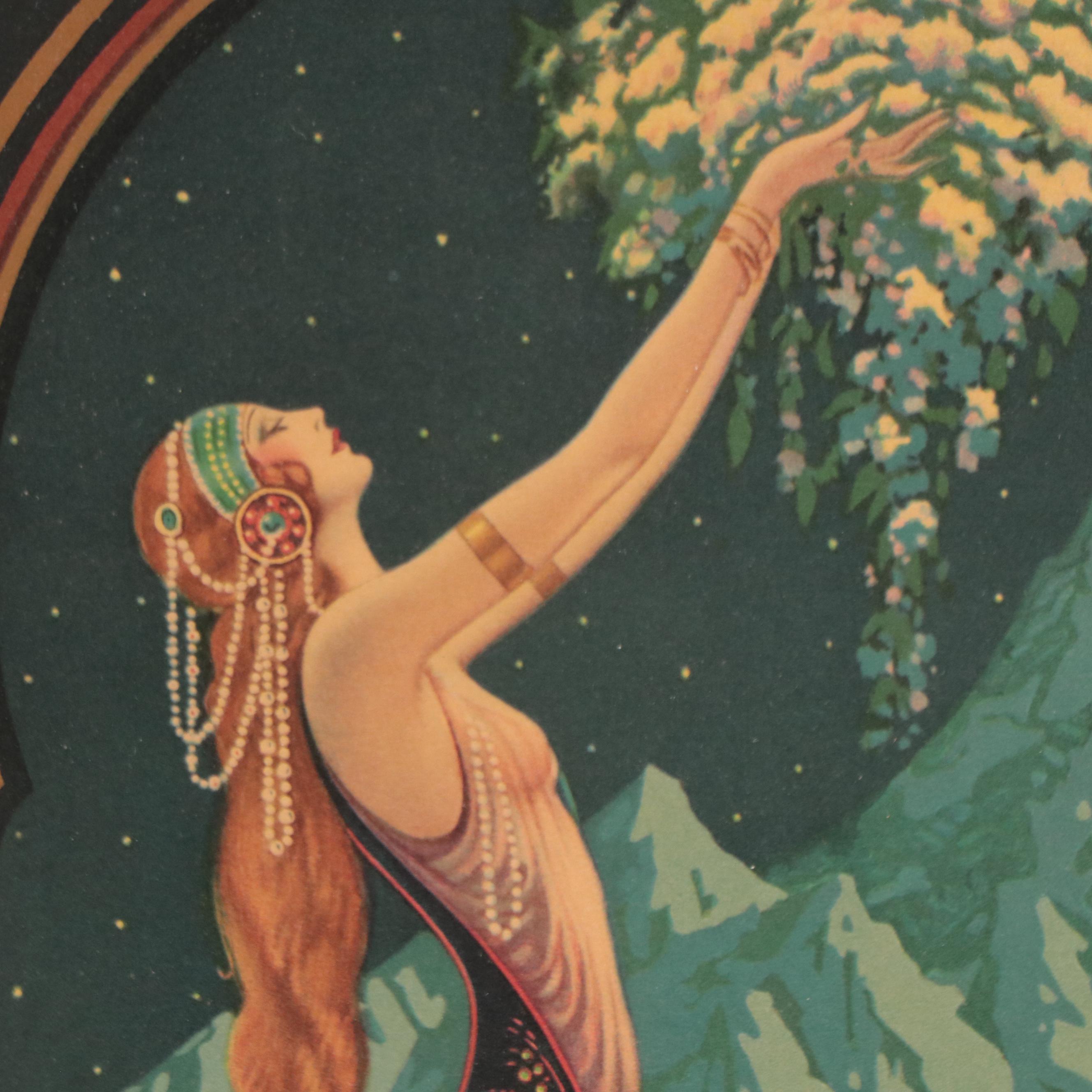 Offset Lithograph After Frederick Packer "Goddess of the Mountains" | EBTH