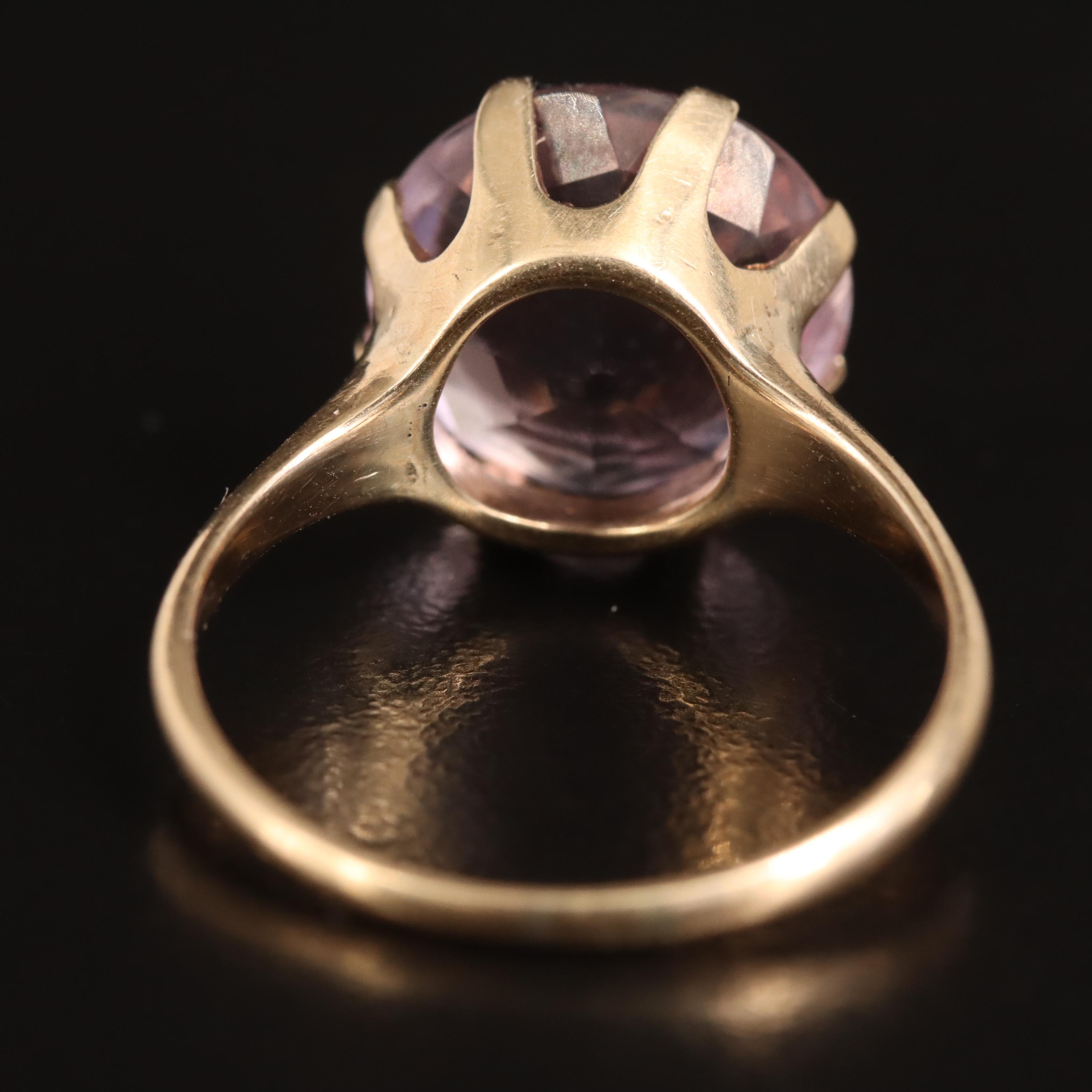 Antique 10K Amethyst Ring | EBTH