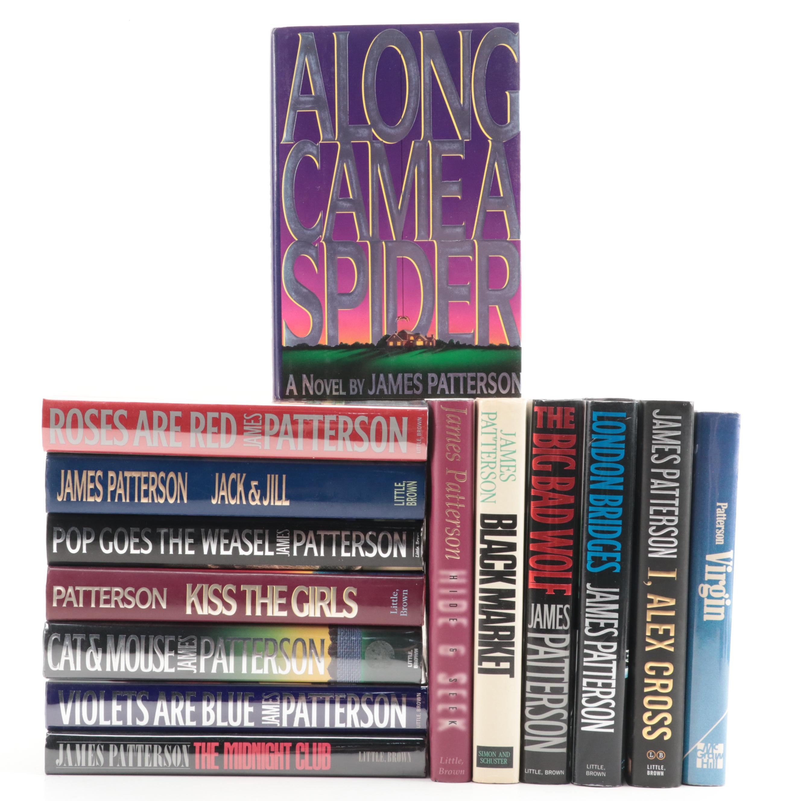 Signed and First Edition James Patterson Novels Including "Along Came a ...