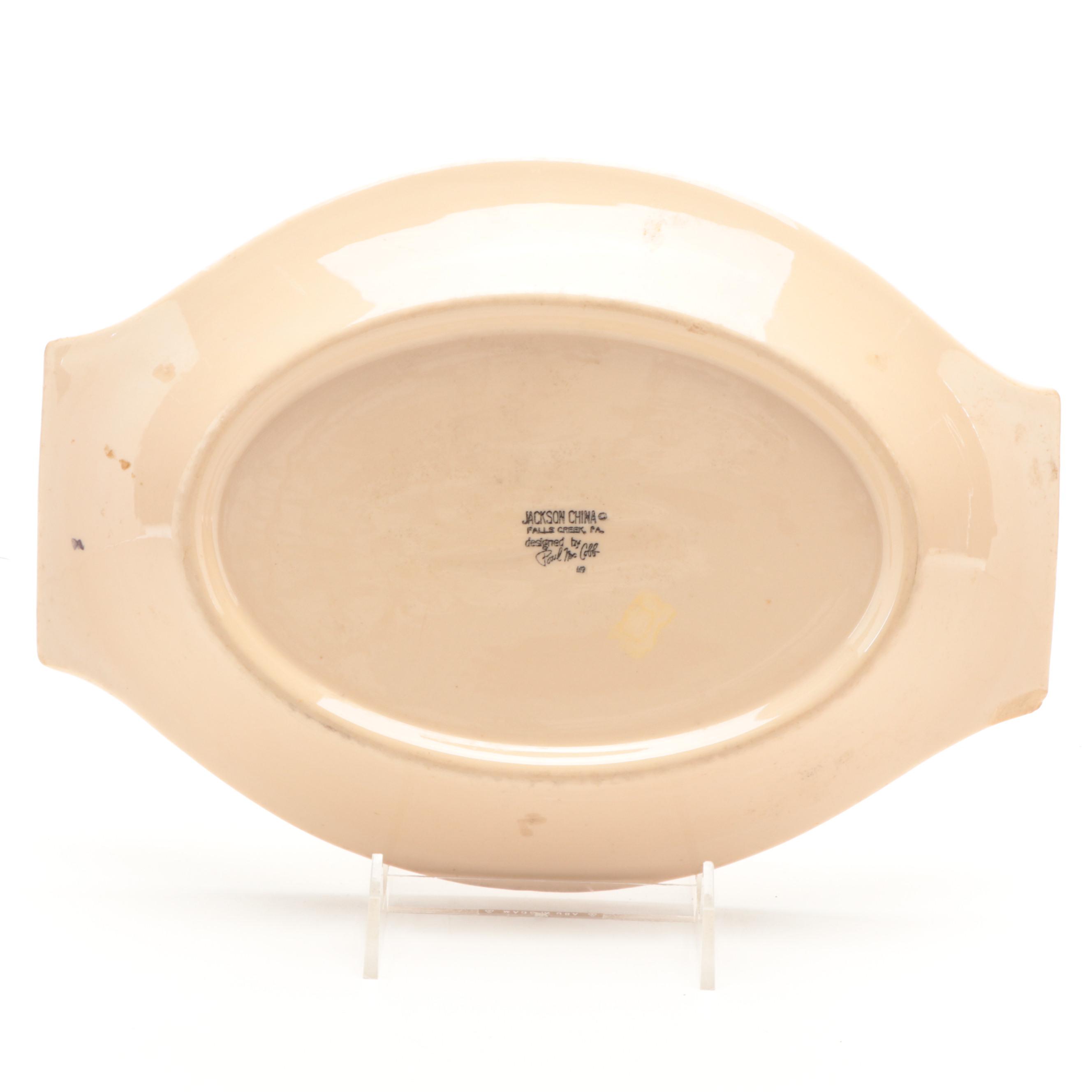 Tepco "Broken Wagon Wheel" Grill Plate with Jackson China Longhorn ...