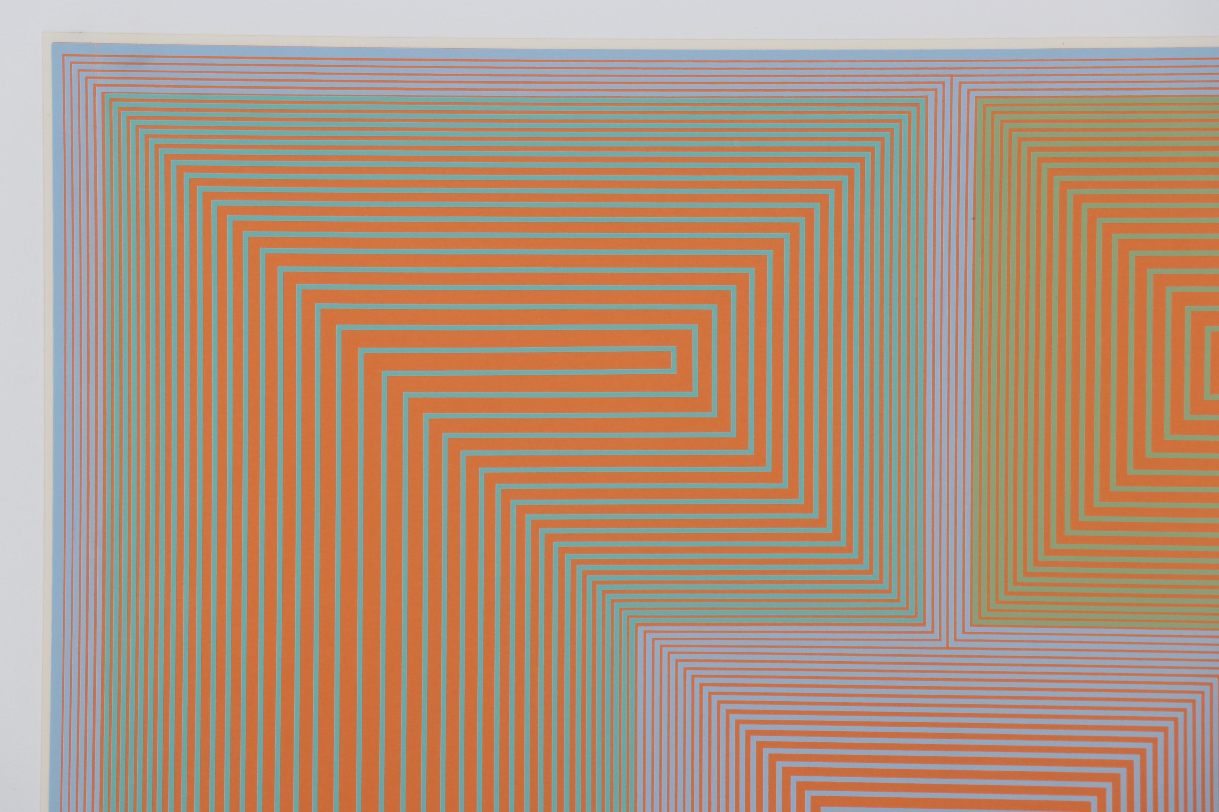 Richard Anuszkiewicz Op Art Serigraph "Inward Eye #1," Circa 1970 | EBTH