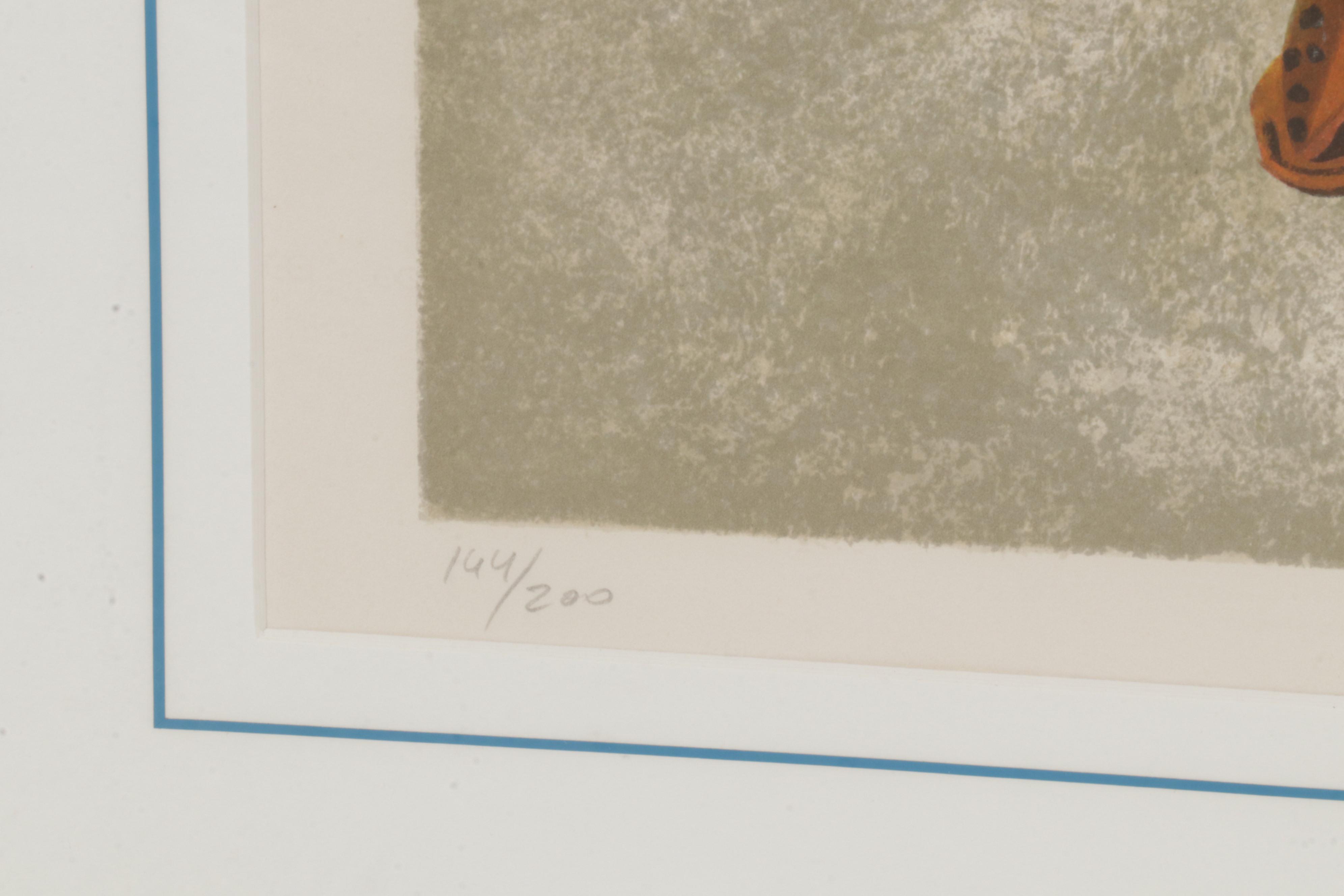 Graciela Rodo Boulanger Color Lithograph "Giraffes," Circa 1980 | EBTH