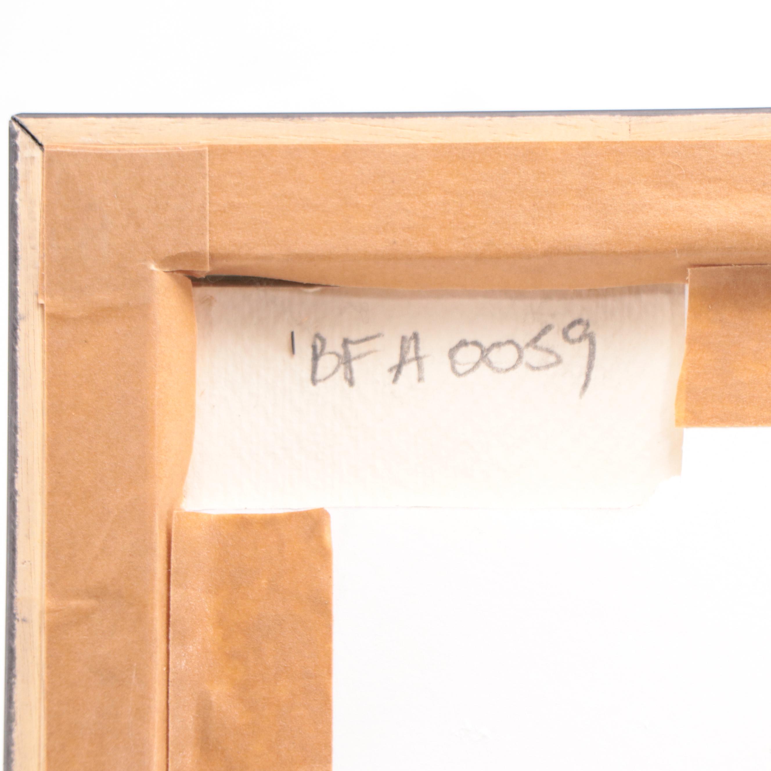 Nicholas Barbieri Abstract Mixed Media Drawing, 1990 | EBTH